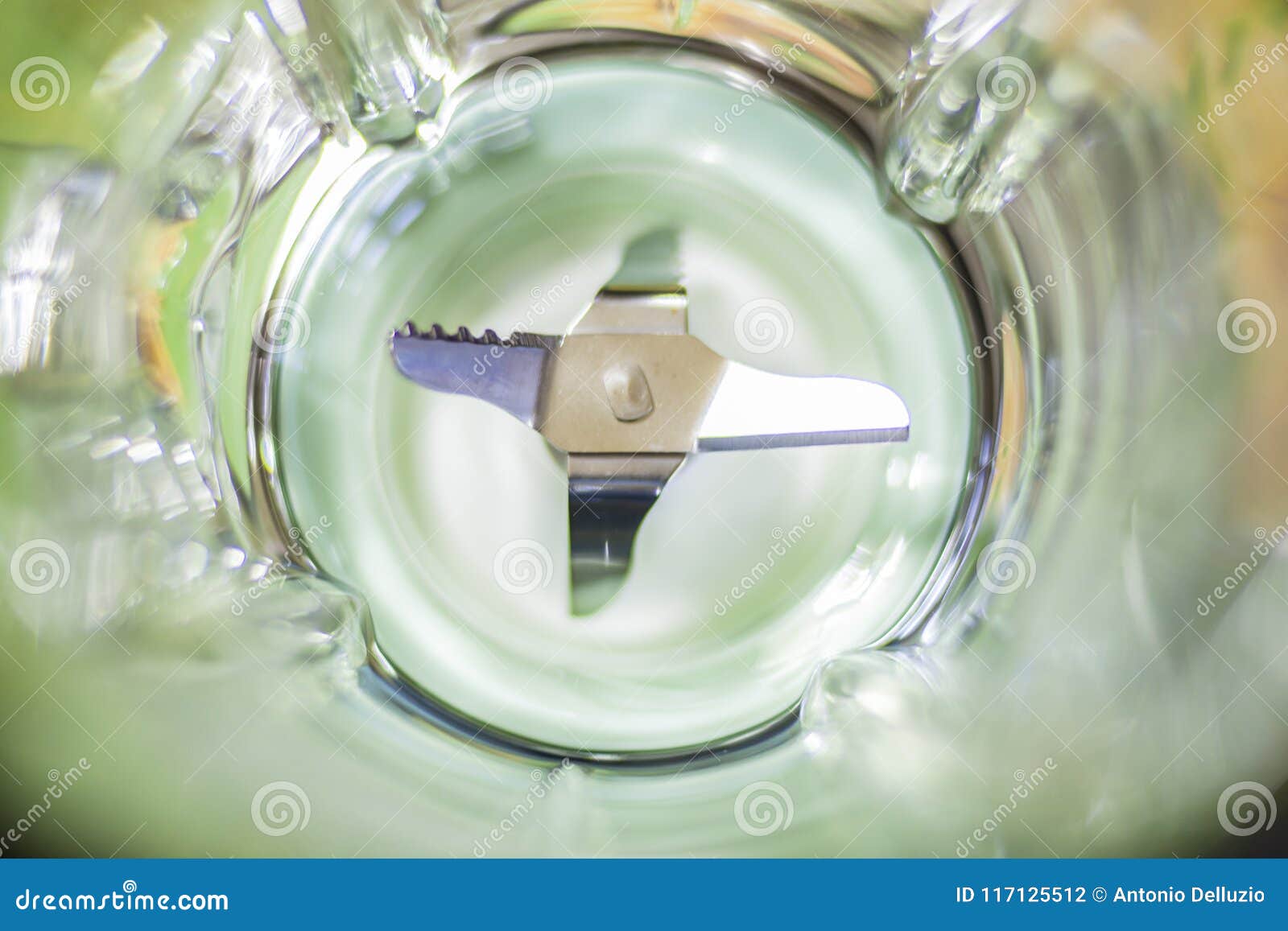 Blender Blades Viewed from Above Stock Photo - Image of blending ...