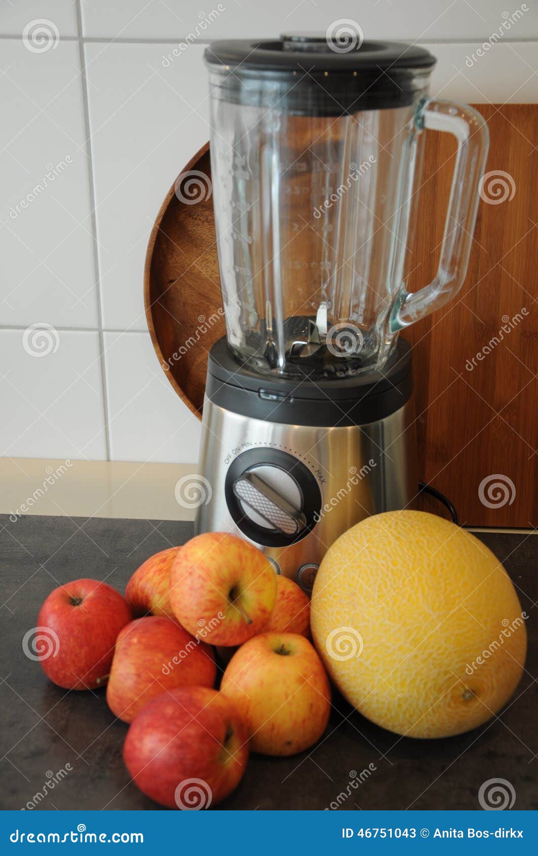 Blender with fruit stock image. Image of healthy, blender - 46751043