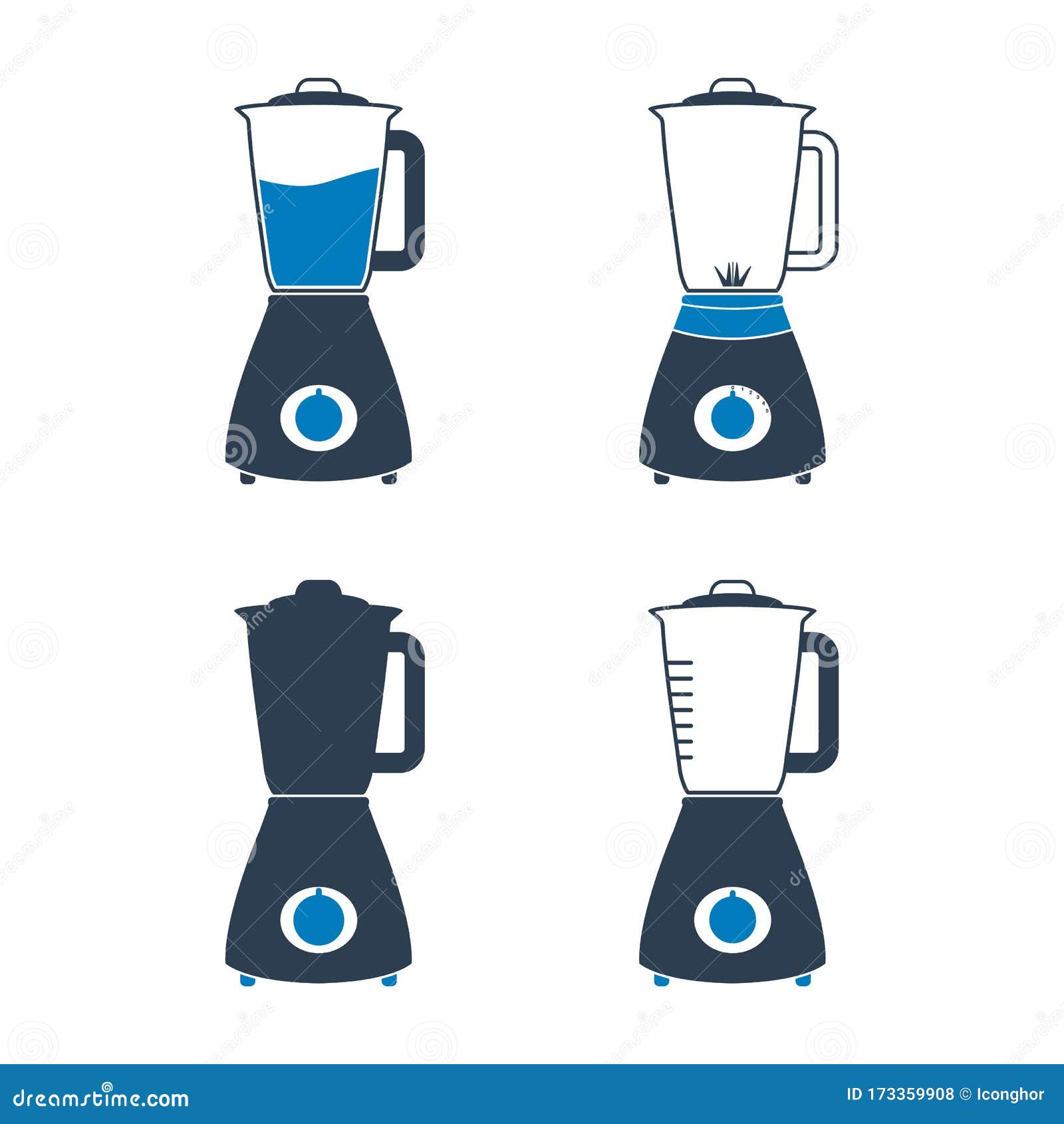 Blender Icon Set. stock vector. Illustration of special - 173359908