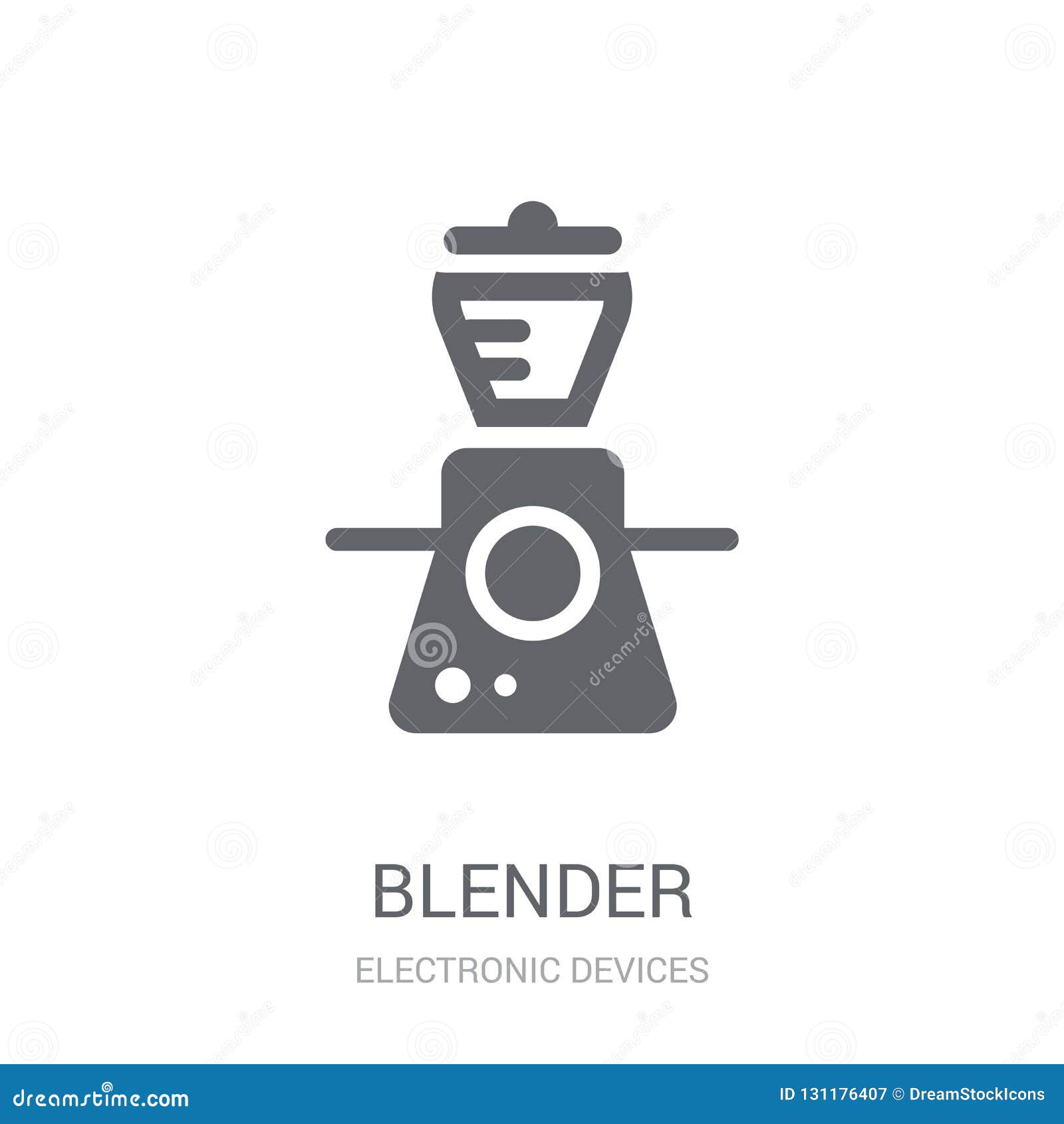 Blender Icon. Trendy Blender Logo Concept on White Background Fr Stock ...