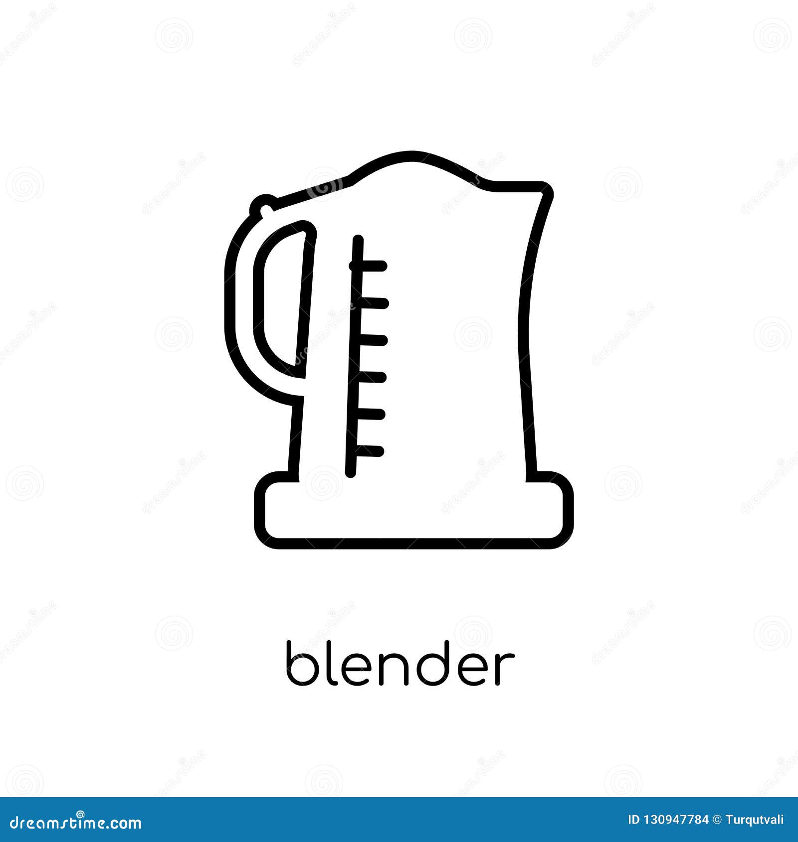 Blender Icon. Trendy Modern Flat Linear Vector Blender Icon on W Stock ...