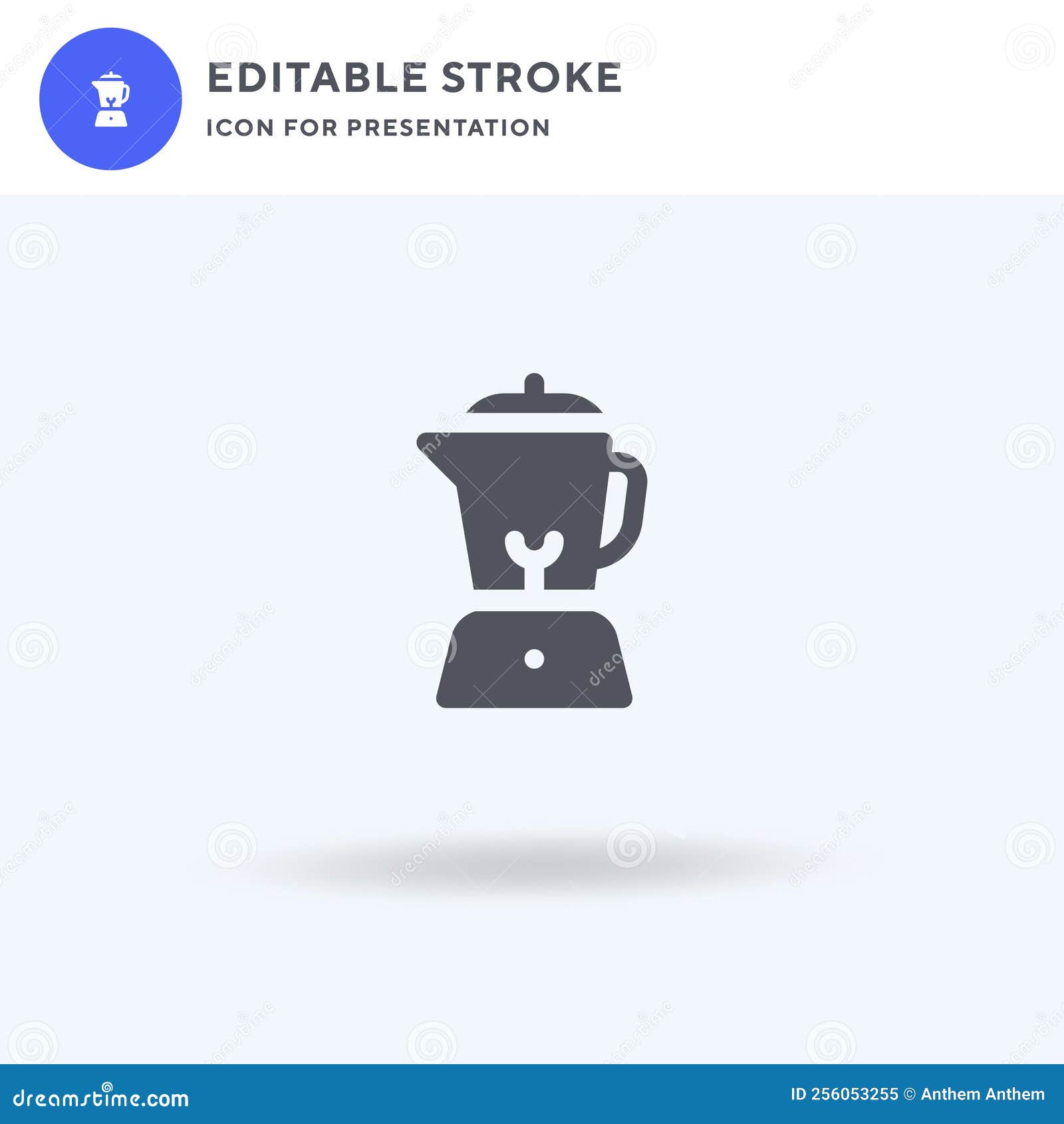 Blender Icon Vector, Filled Flat Sign, Solid Pictogram Isolated on ...