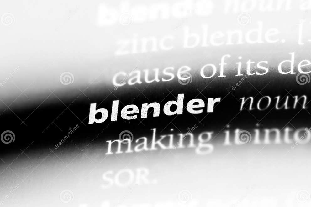 Blender stock image. Image of macro, definition, printed - 114407353