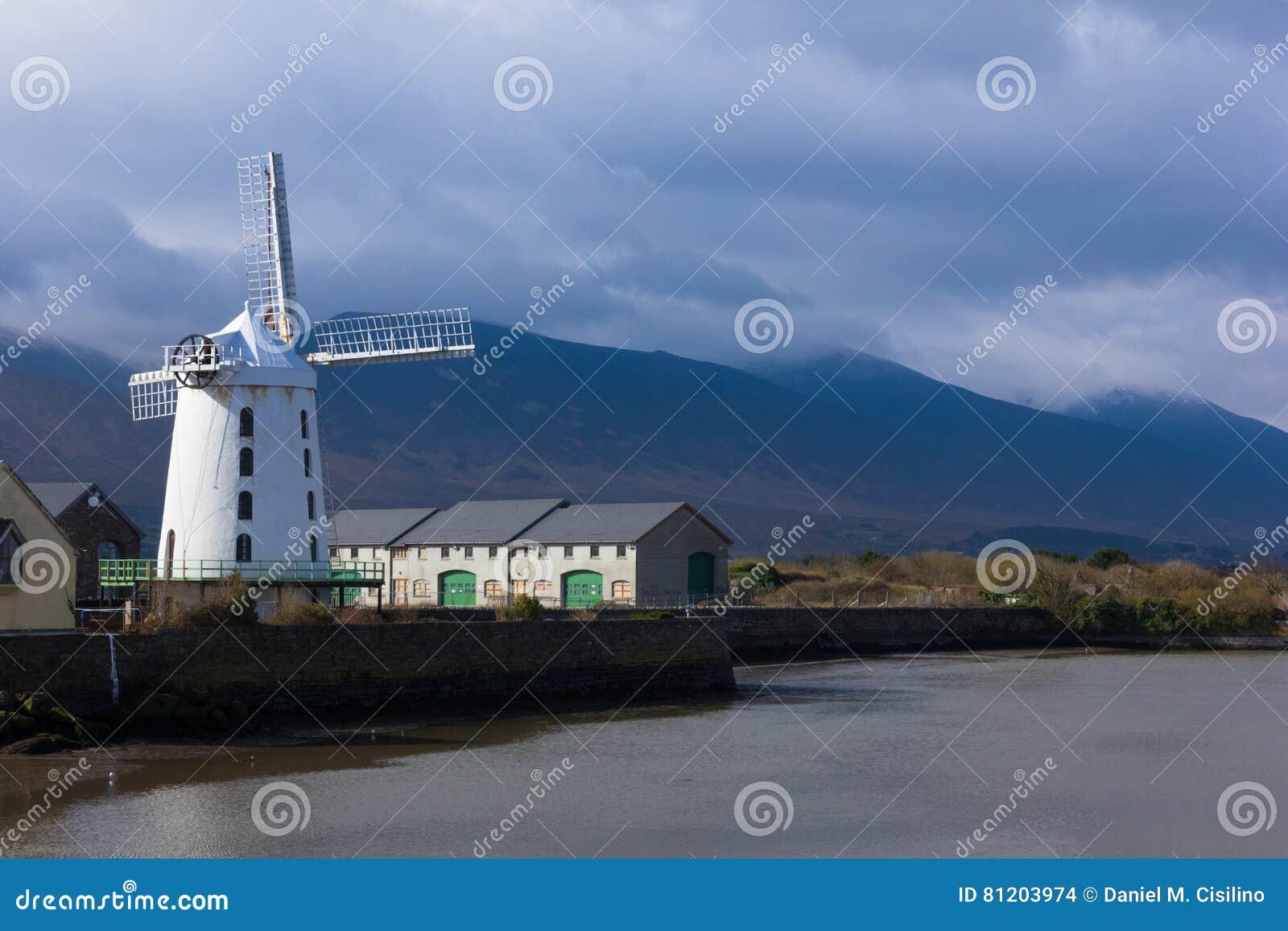 Blennerville Windmill. Tralee. Ireland. Stock Photo - Image of ...
