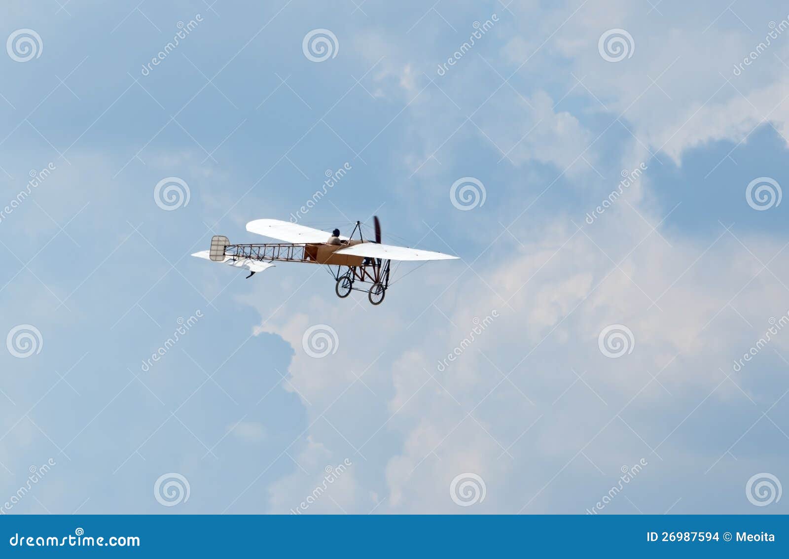 Bleriot XI airplane editorial stock image. Image of airborne - 26987594