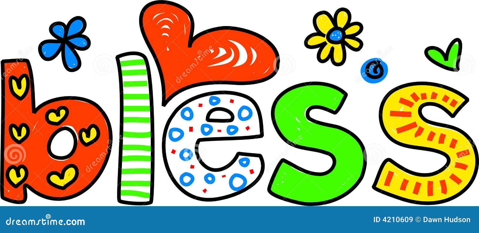 God Bless You Vector Illustration | CartoonDealer.com #49469932