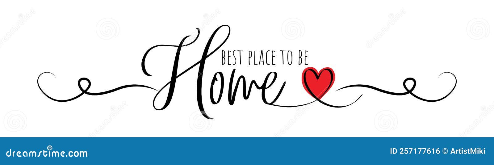 Home is the Best Place To Be Vector Stock Vector - Illustration of ...