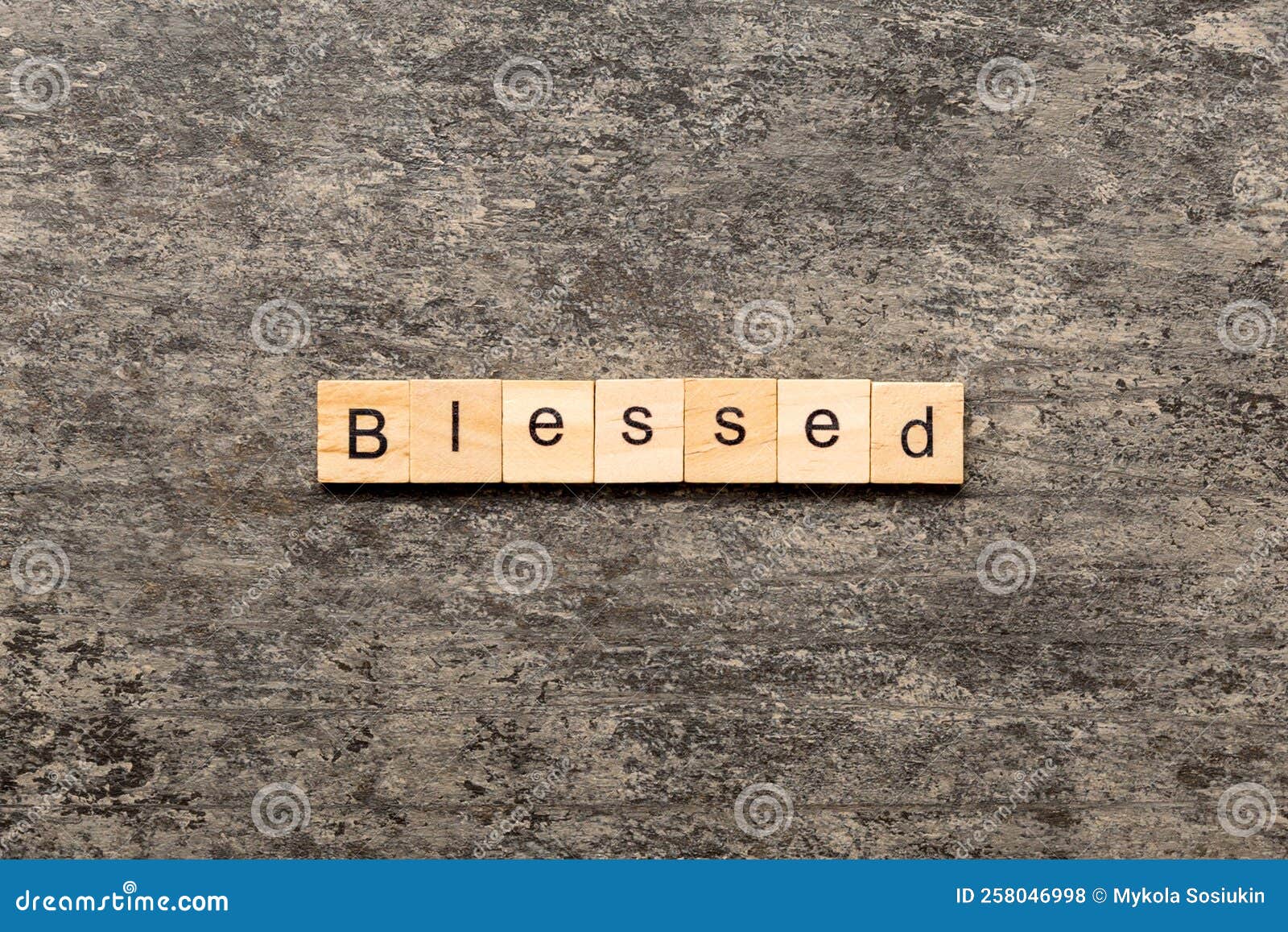 Blessed Word Written on Wood Block. Blessed Text on Table, Concept ... Blessed Word Written on Wood Block. Blessed Text on Table, Concept ...