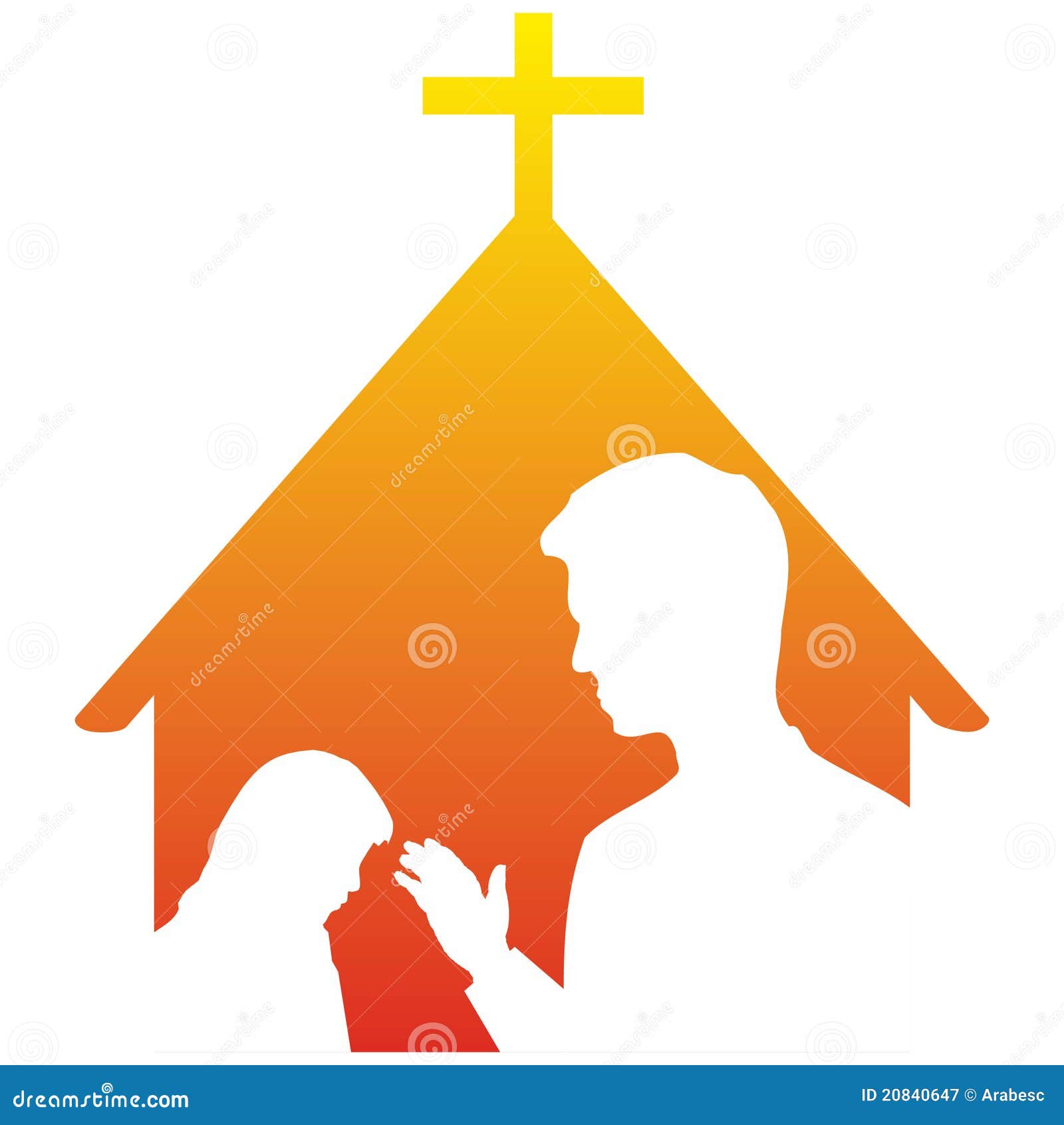 Blessing stock vector. Illustration of christian, religion - 20840647
