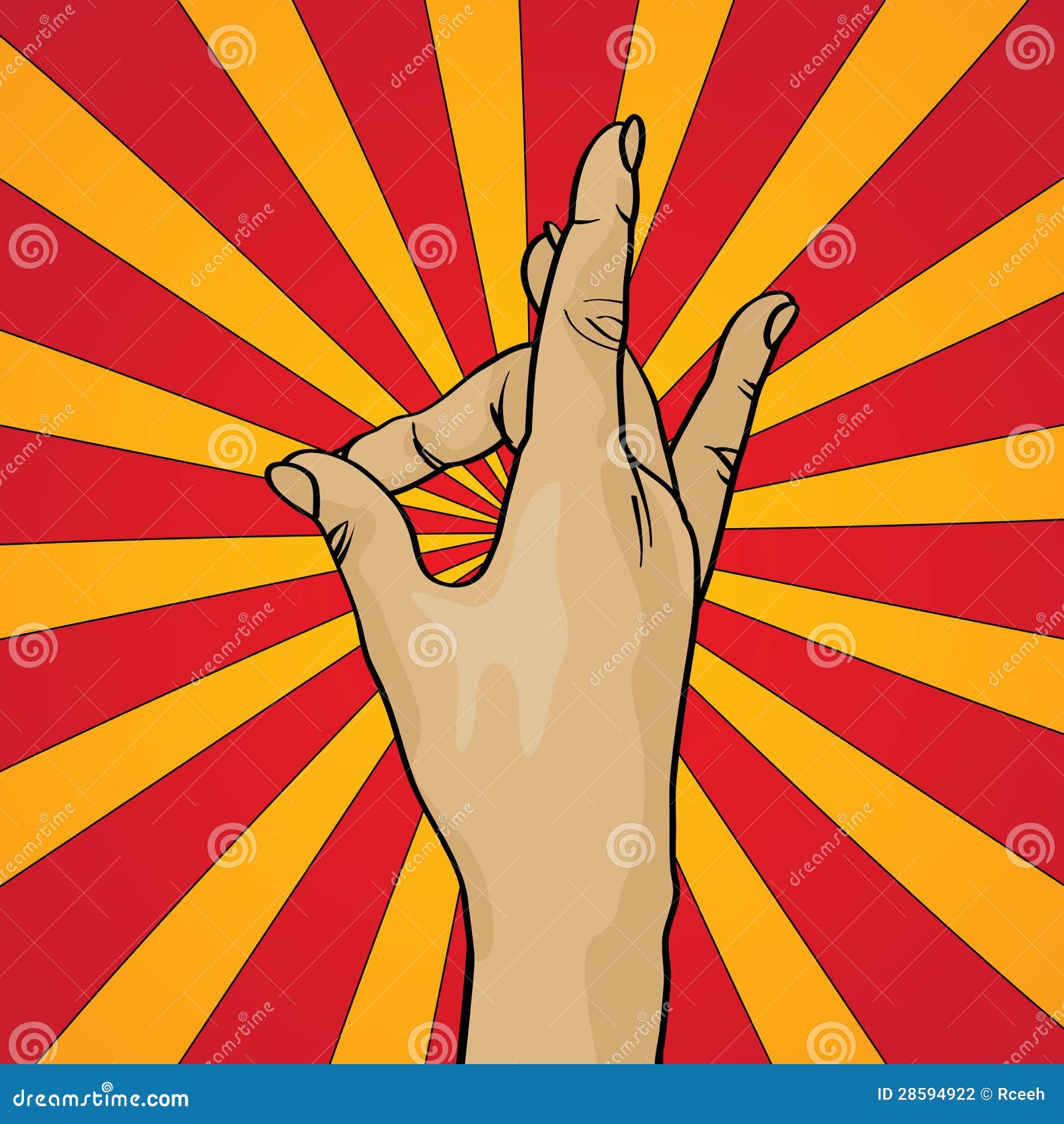 Blessing hand stock vector. Illustration of abstracxt - 28594922