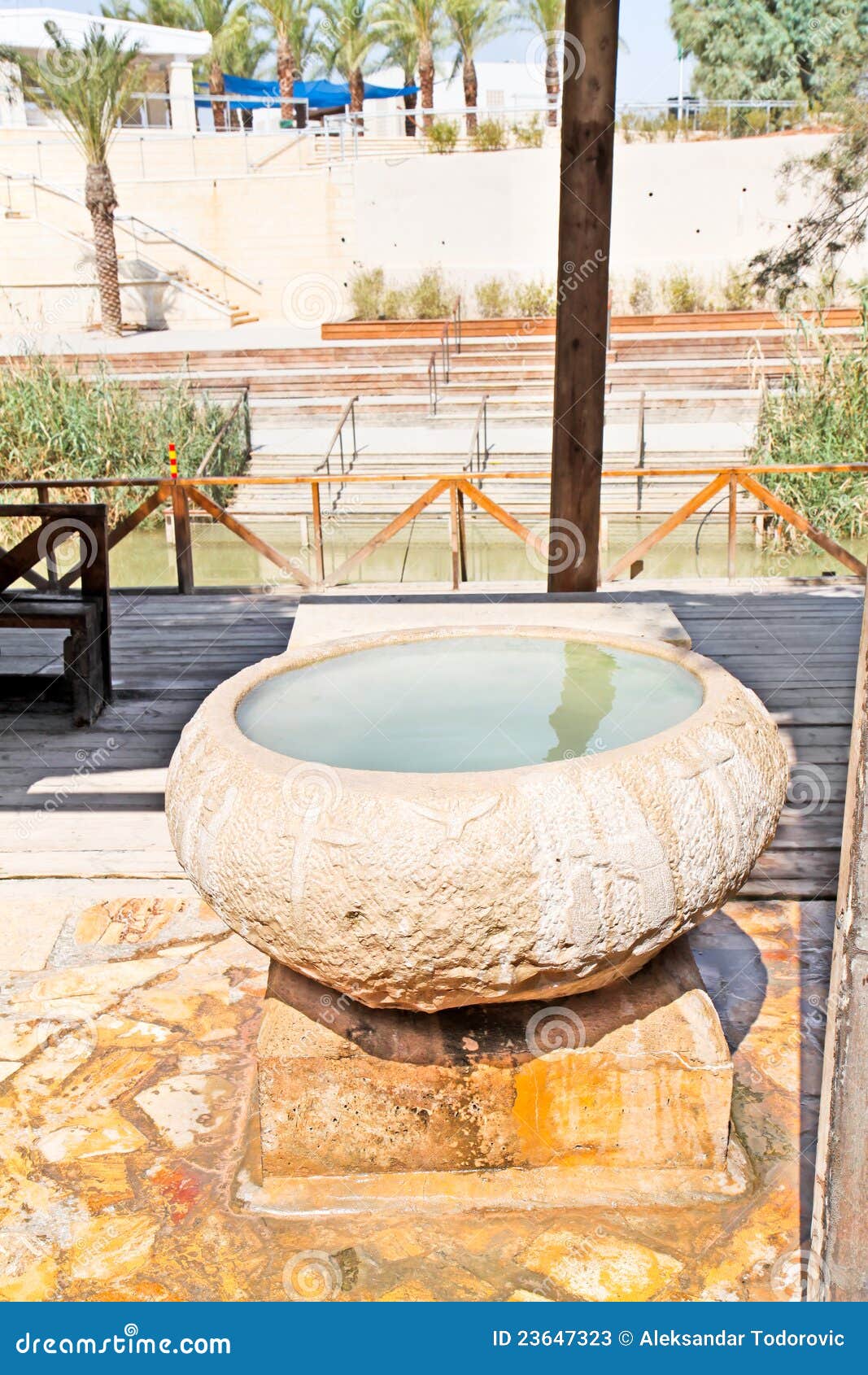 Blessing the Holy Water, Bethany, Jordan Stock Image - Image of bethany ...