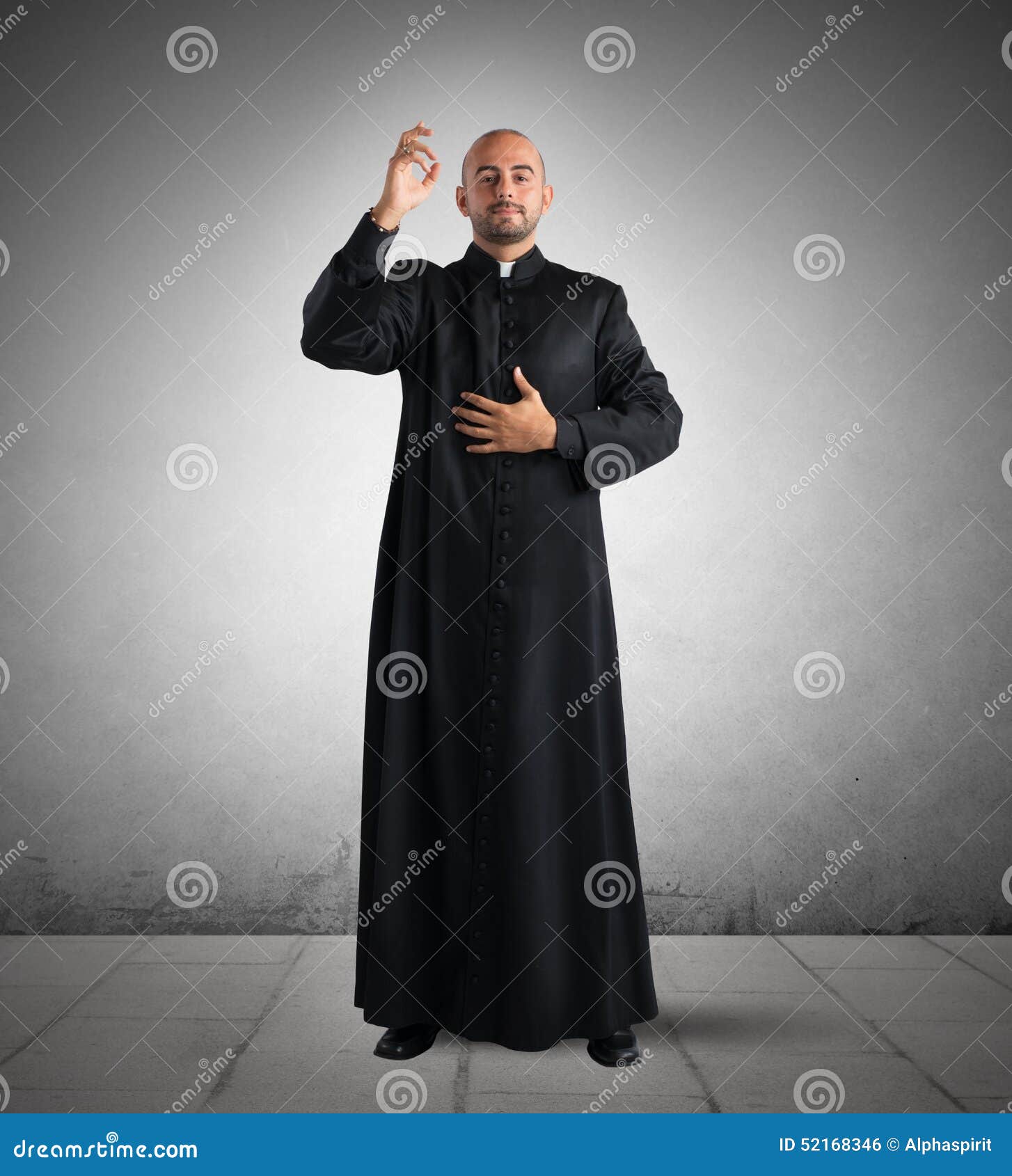 Blessing of the priest stock photo. Image of illuminated - 52168346