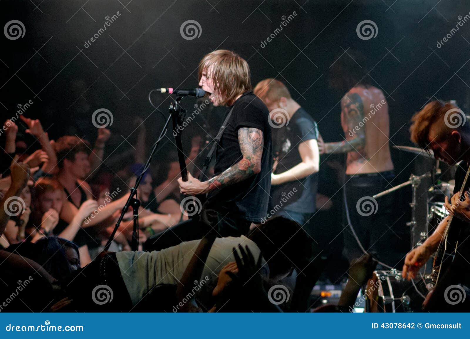 Blessthefall Concert Lucerna Musicbar Praha 37 Editorial Photography ...