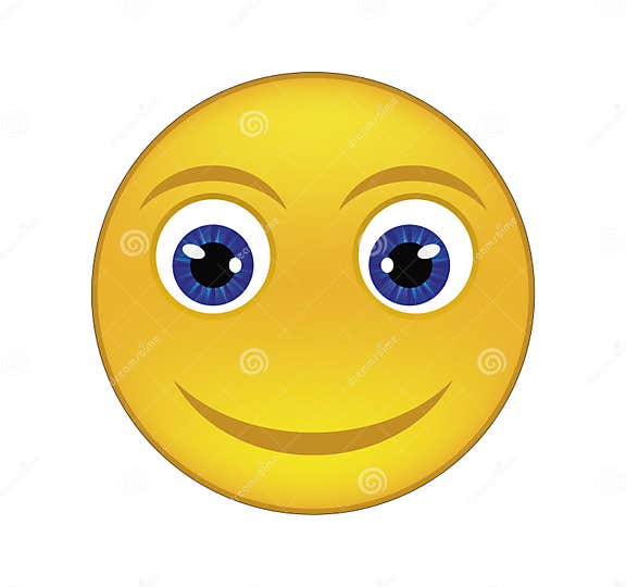 Blije smiley stock foto. Image of blauw, ogen, smiley - 62167284