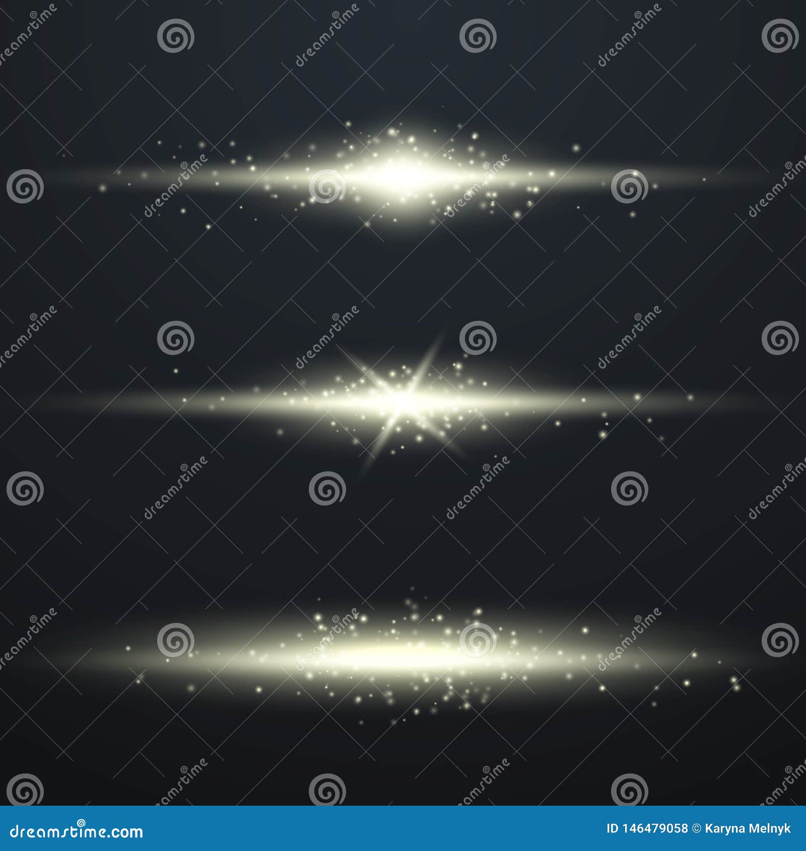 Glow Special Light Effect, Flare, Star Stock Vector - Illustration of ...