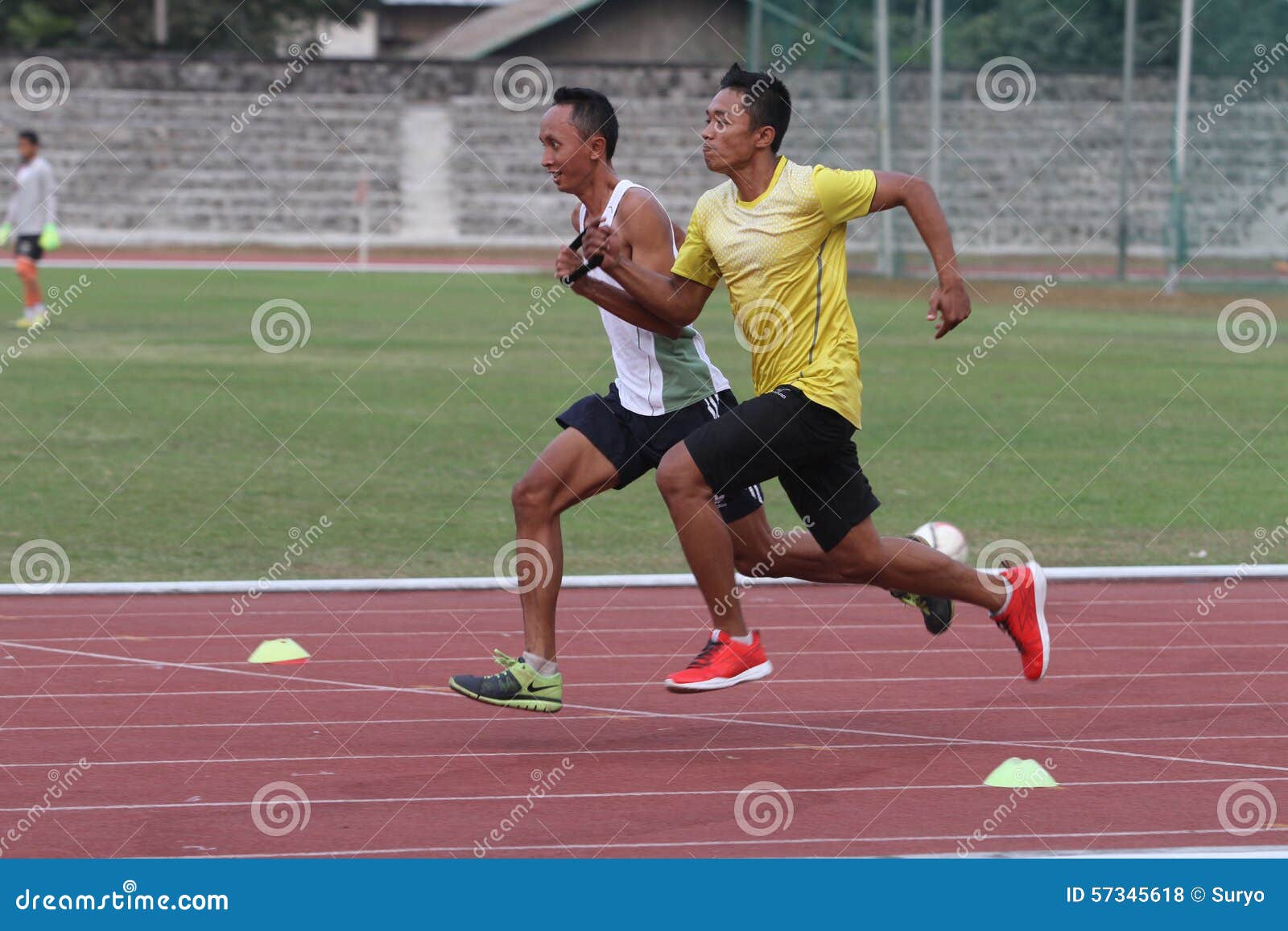 Blind athletes editorial stock photo. Image of meters - 57345618