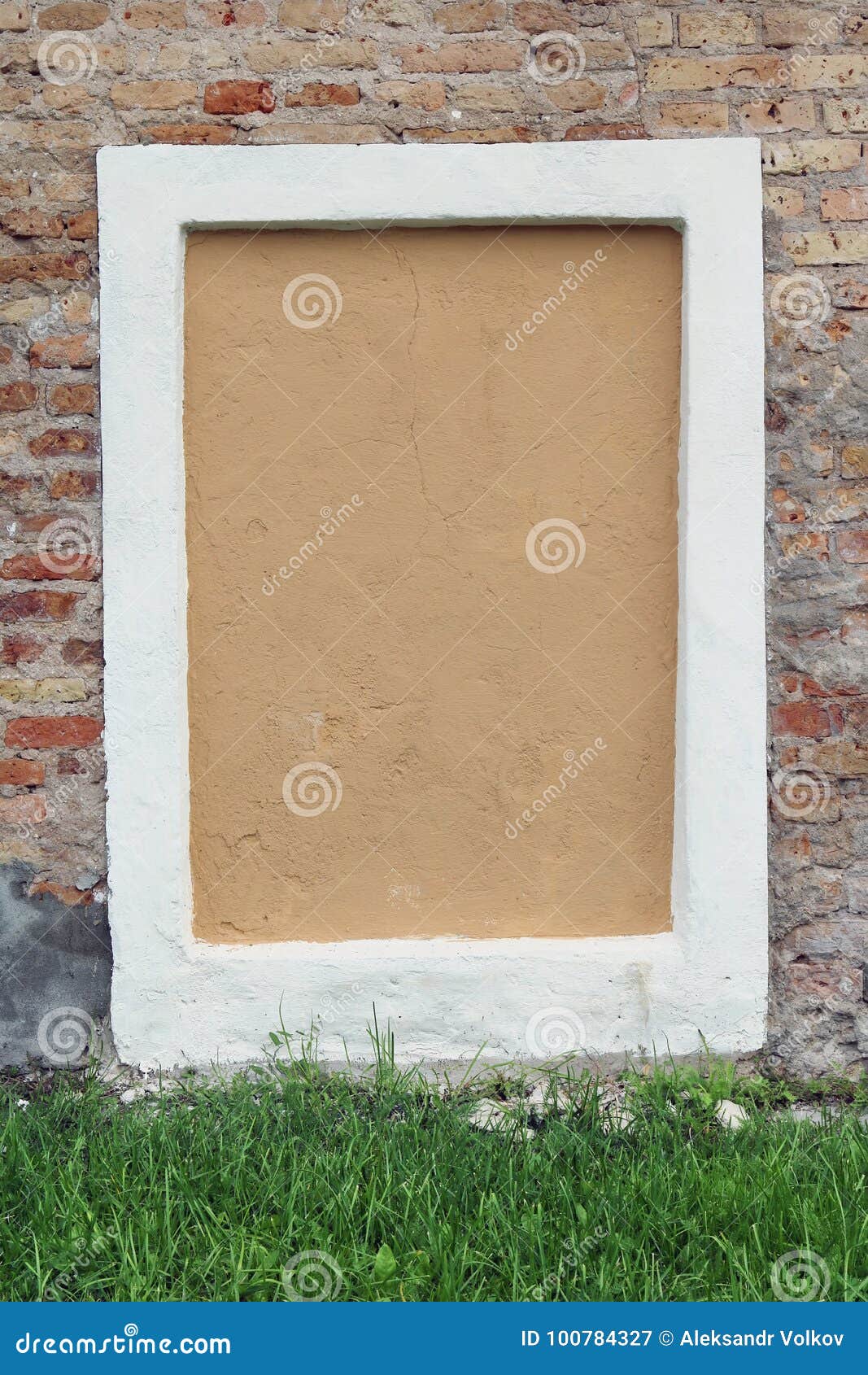 Basement Window Wells On A Building Made From Rusticated Stone And ...