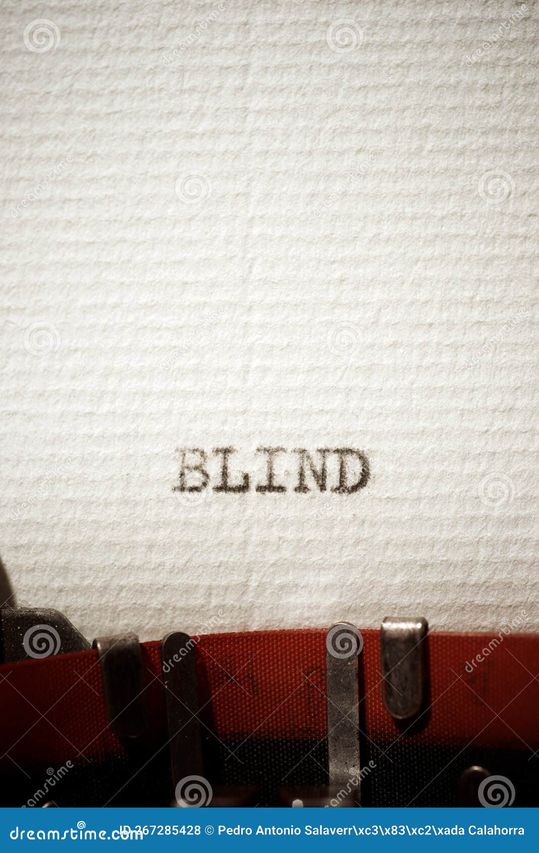 Blind concept view stock photo. Image of impaired, concept - 267285428