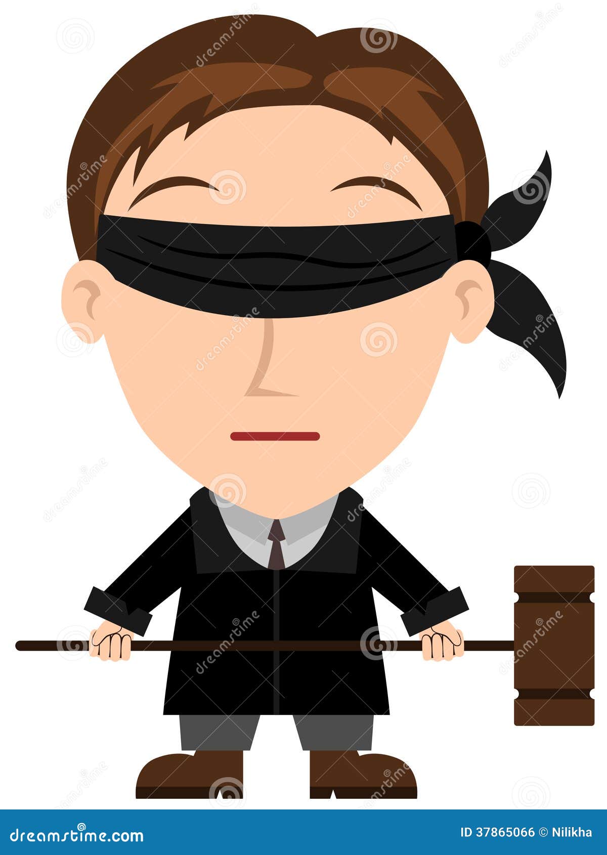 Blind justice stock illustration. Illustration of judgment - 37865066