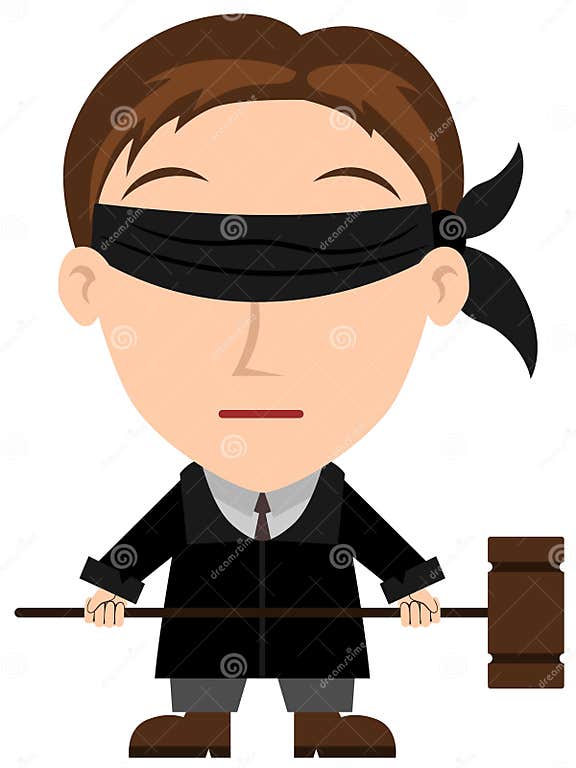 Blind justice stock illustration. Illustration of judgment - 37865066
