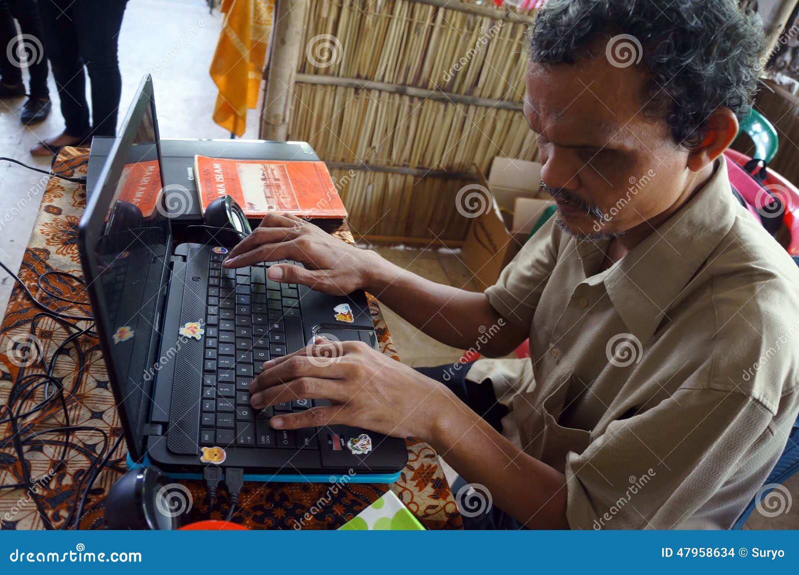 Blind men editorial stock image. Image of special, city - 47958634