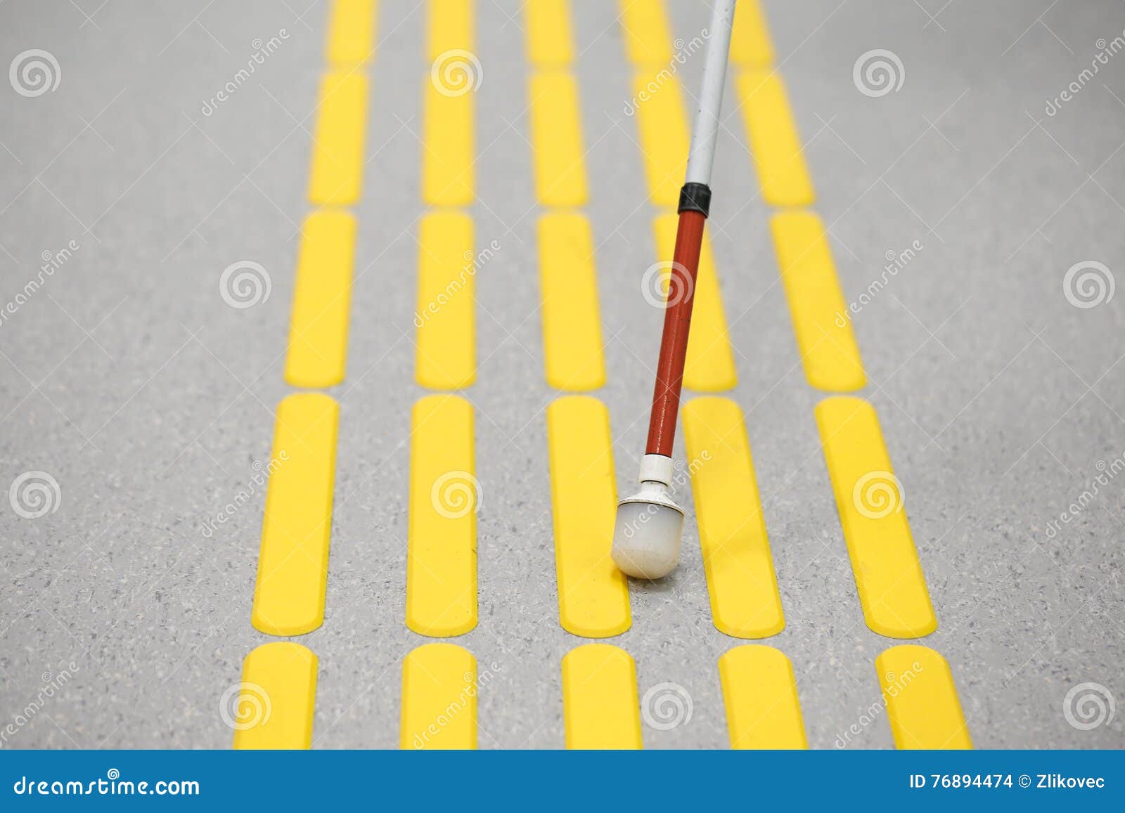 Tactile Paving Or Tenji Block On Ground Surface As Guidance Or ...