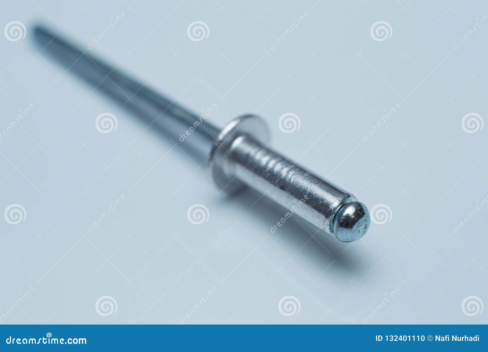 Single Blind Rivet on White Background Stock Photo - Image of rivets ...