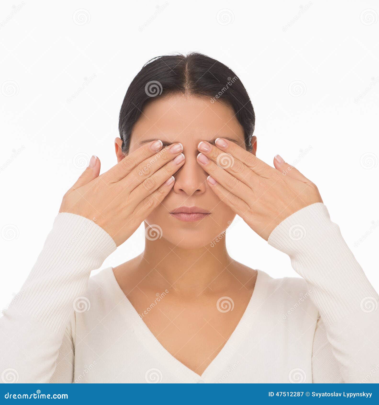 Closed Up Face Of Big Reclined Buddha Statue. Stock Image ...