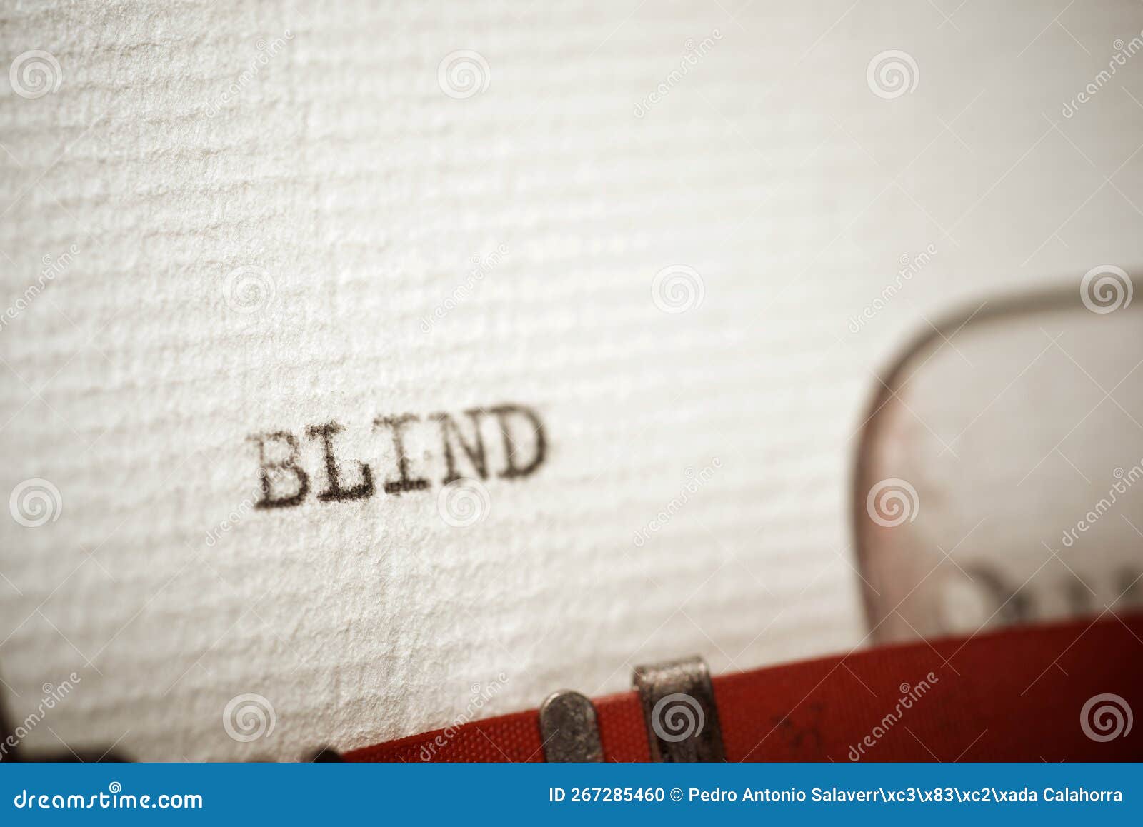 Blind concept view stock photo. Image of impaired, vintage - 267285460