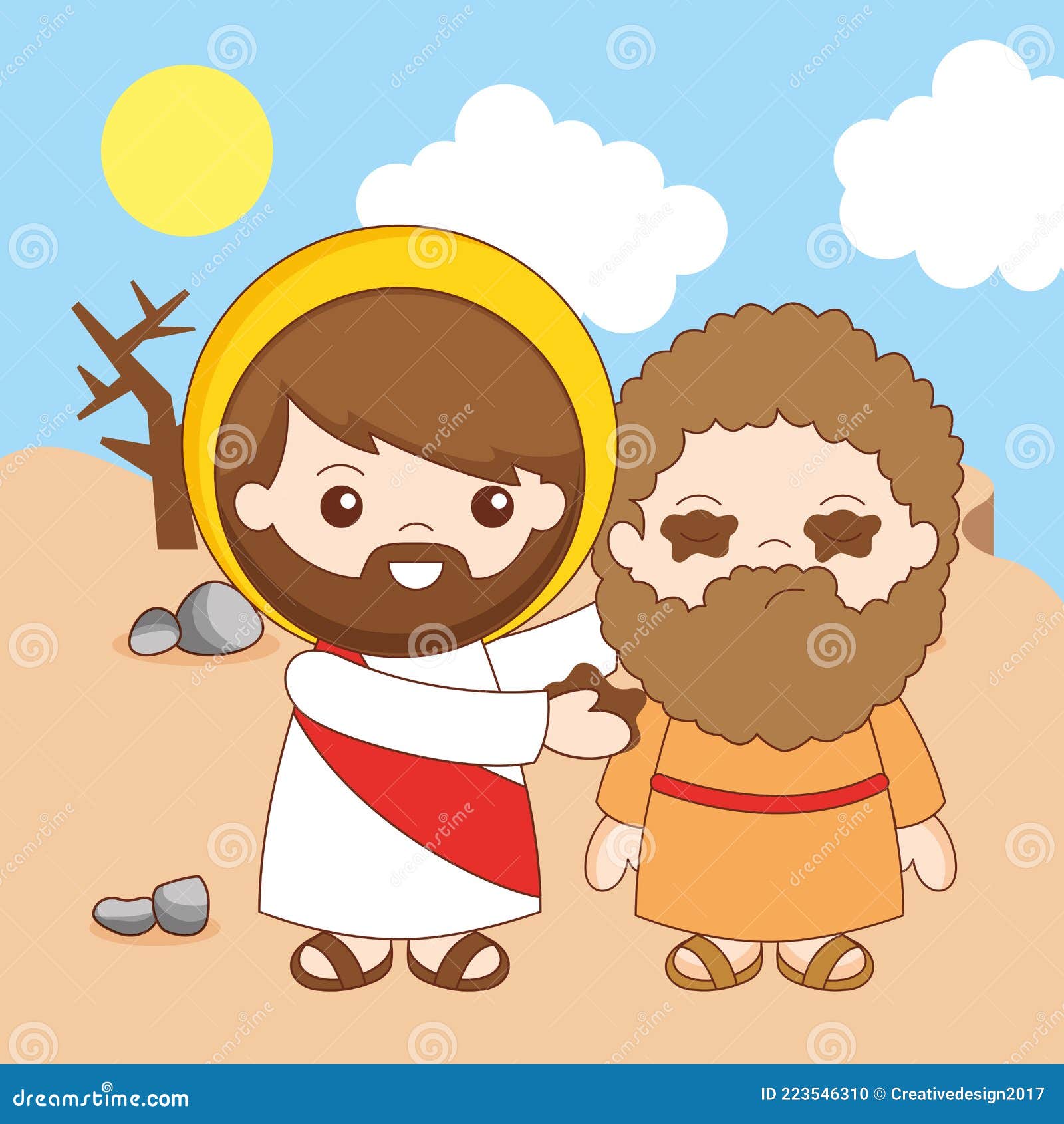 Blindness healing stock vector. Illustration of health - 223546310