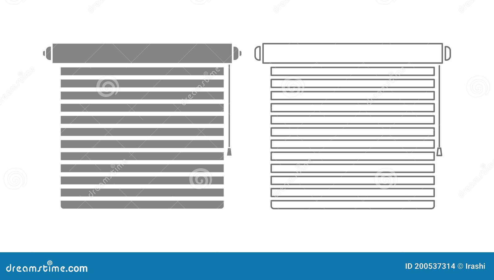 Blinds icon vector design stock vector. Illustration of stage - 200537314