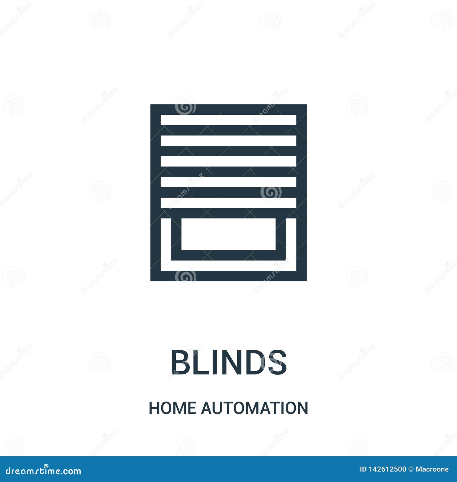 Blinds Icon Vector from Home Automation Collection. Thin Line Blinds ... Blinds Icon Vector from Home Automation Collection. Thin Line Blinds ...