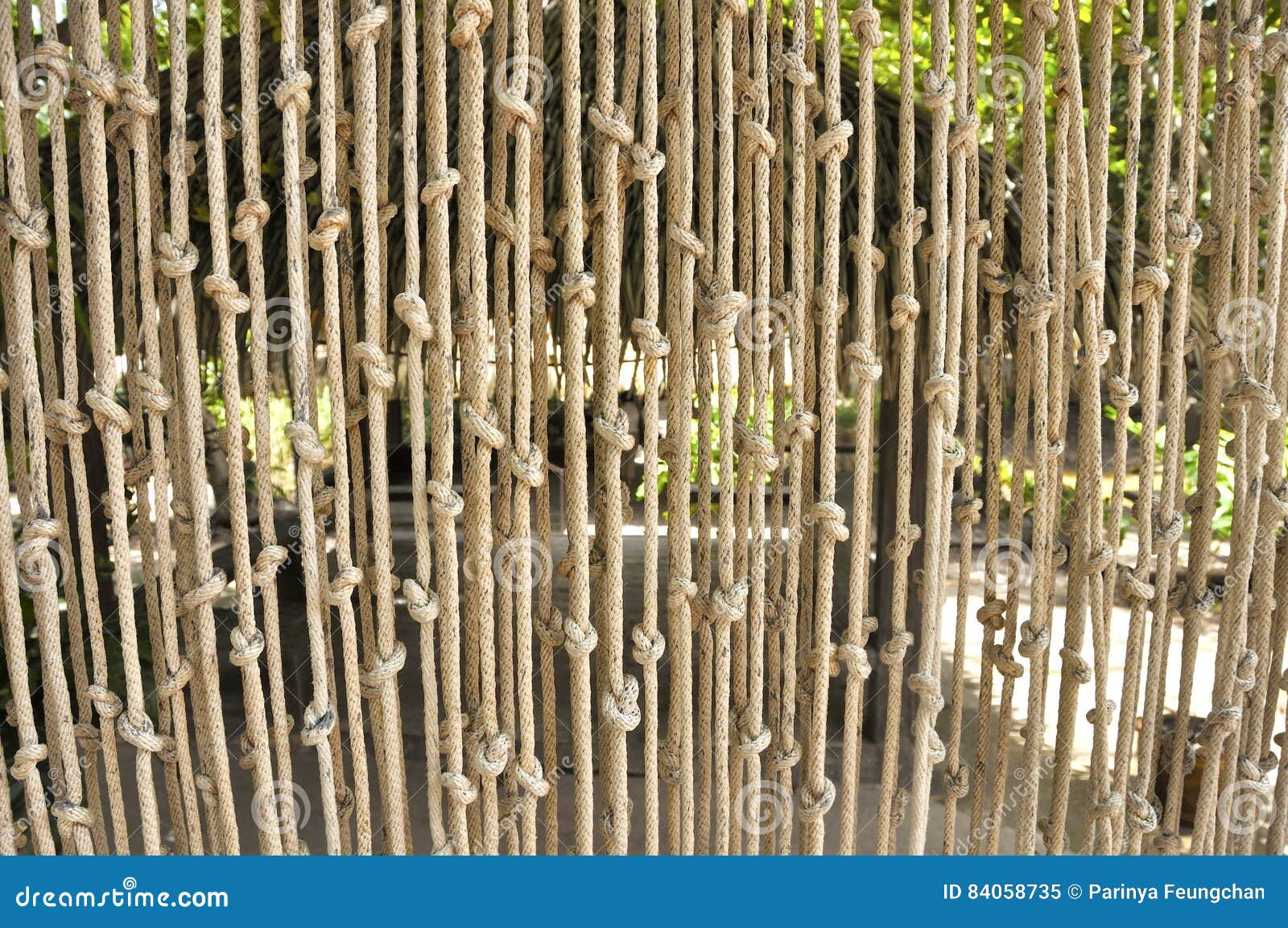 Blinds made of rope stock image. Image of pattern, lines - 84058735
