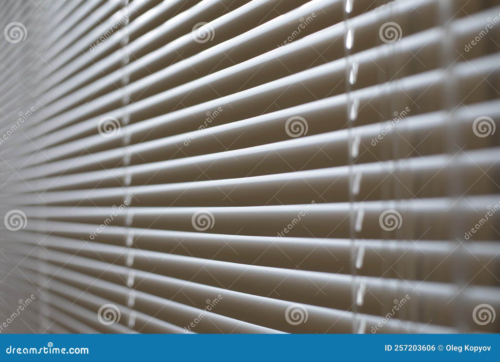 Blinds in Office. Interior Details. Window is Closed from Light Stock ...