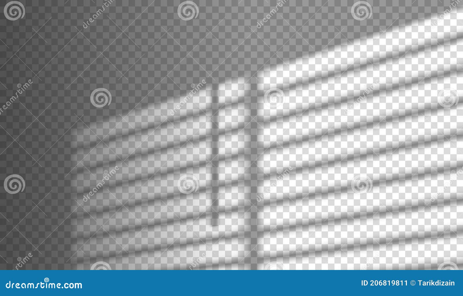 Blinds Shadow Overlay Window Light Effect On Transparent Background ...