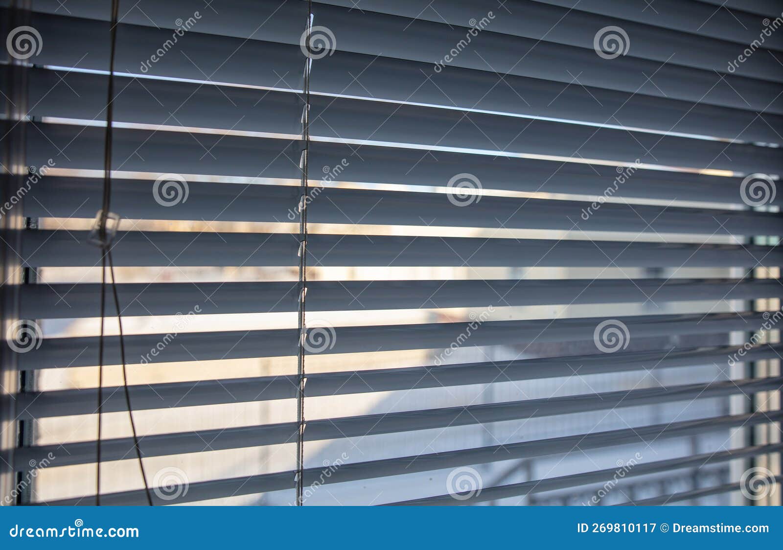 Blinds on the Window As an Abstract Background. Stock Image - Image of ...