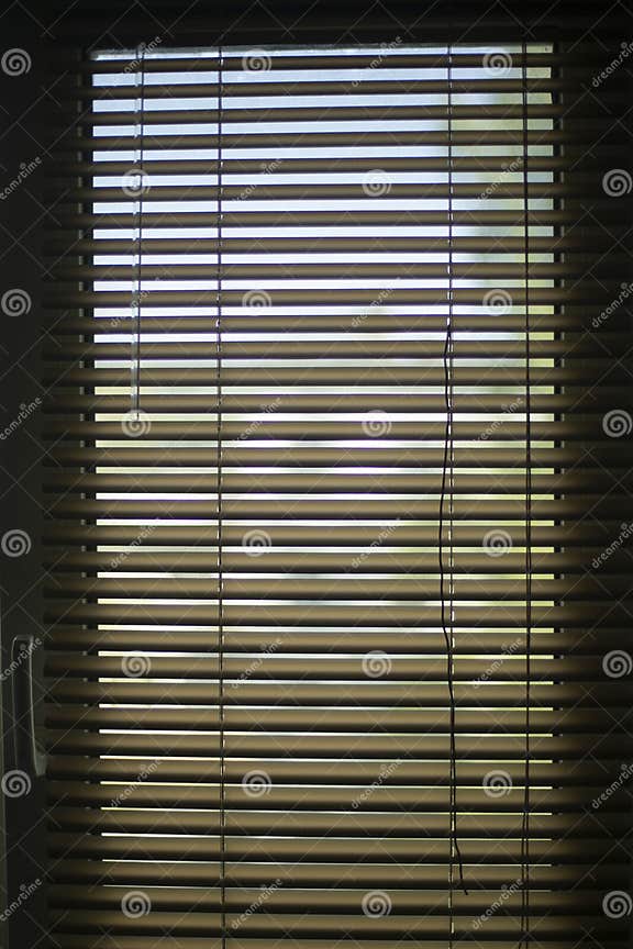 Blinds on Window. Interior Details. Blind Background Stock Image ...