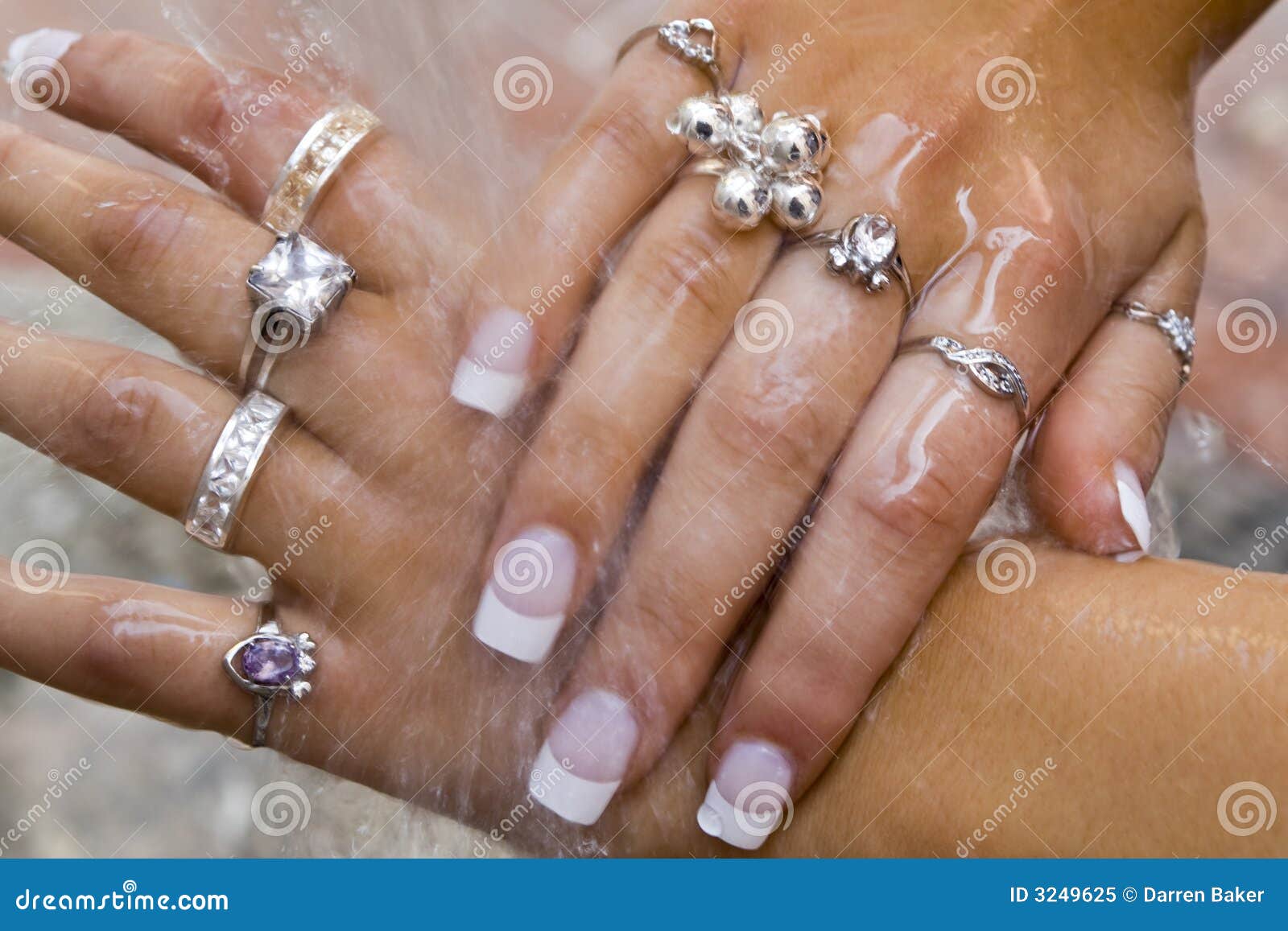 Bling! stock image. Image of jewels, manicured, jewelry - 3249625
