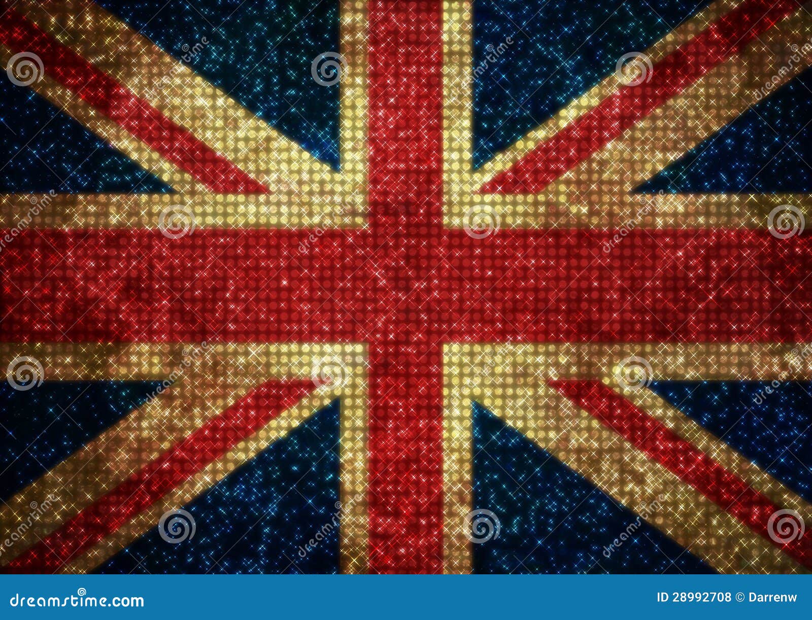 Bling UK Flag stock illustration. Illustration of bling - 28992708