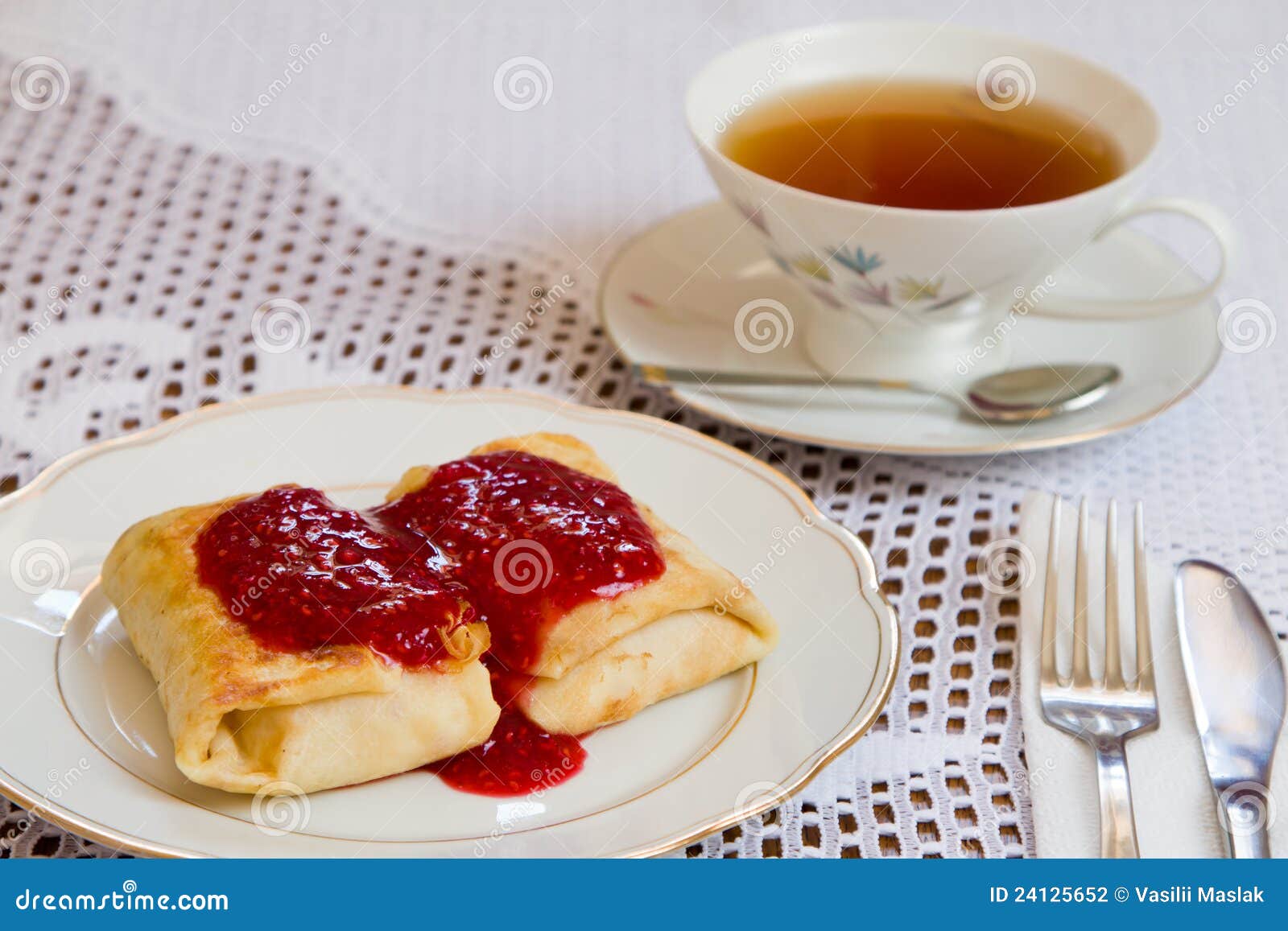 Blini. Traditional Ukrainians Pancakes Stock Photo - Image of stack ...
