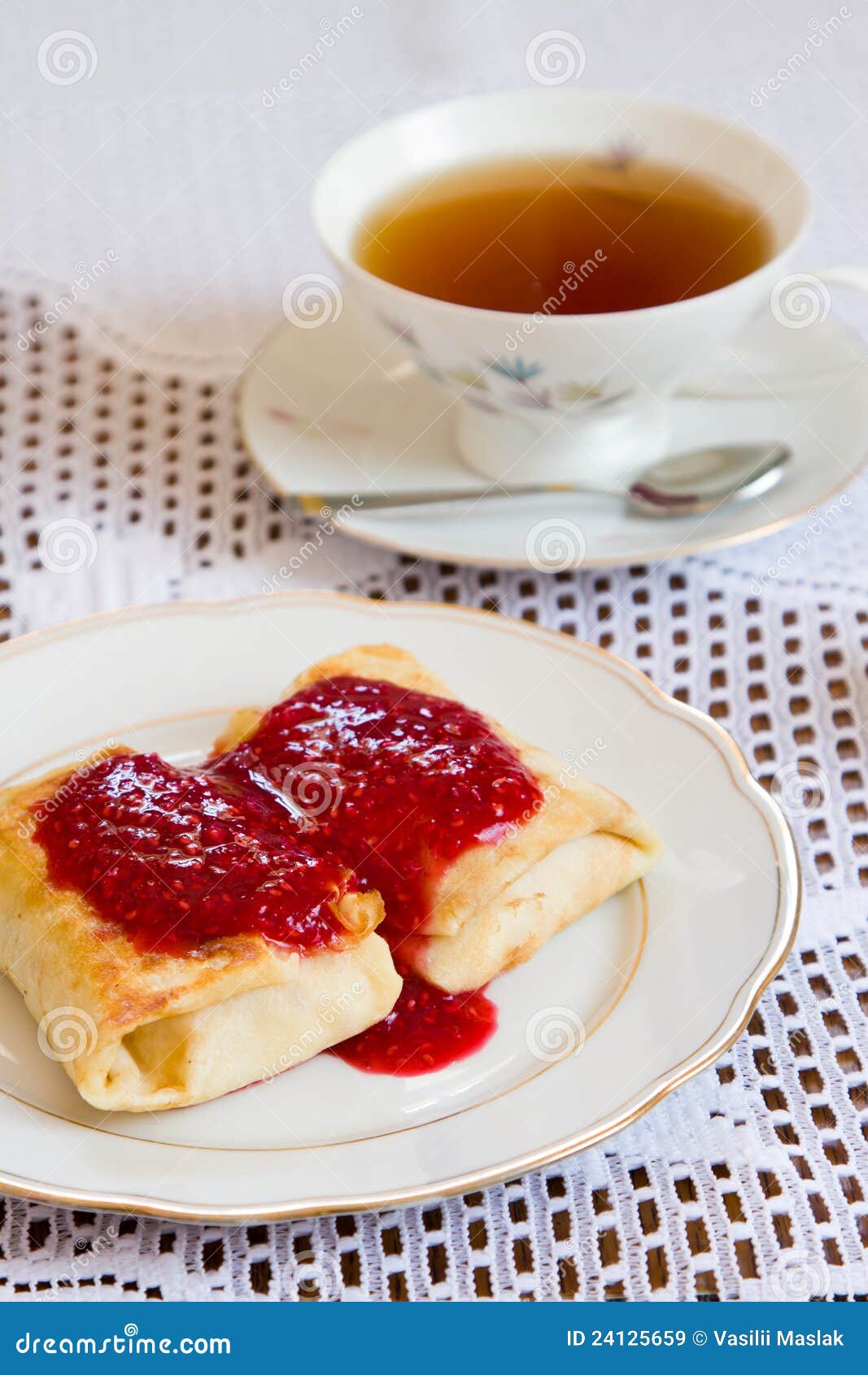 Blini. Traditional Ukrainians Pancakes Stock Image - Image of kitchen ...