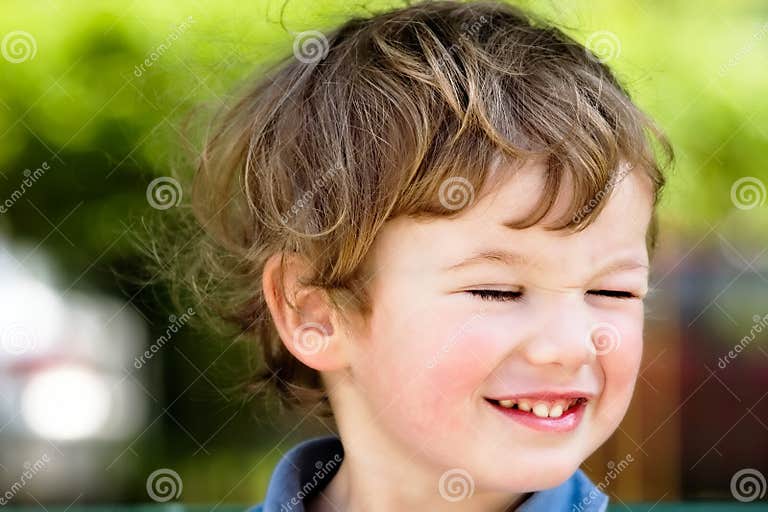 Blinking boy stock image. Image of family, innocent, laugh - 892765