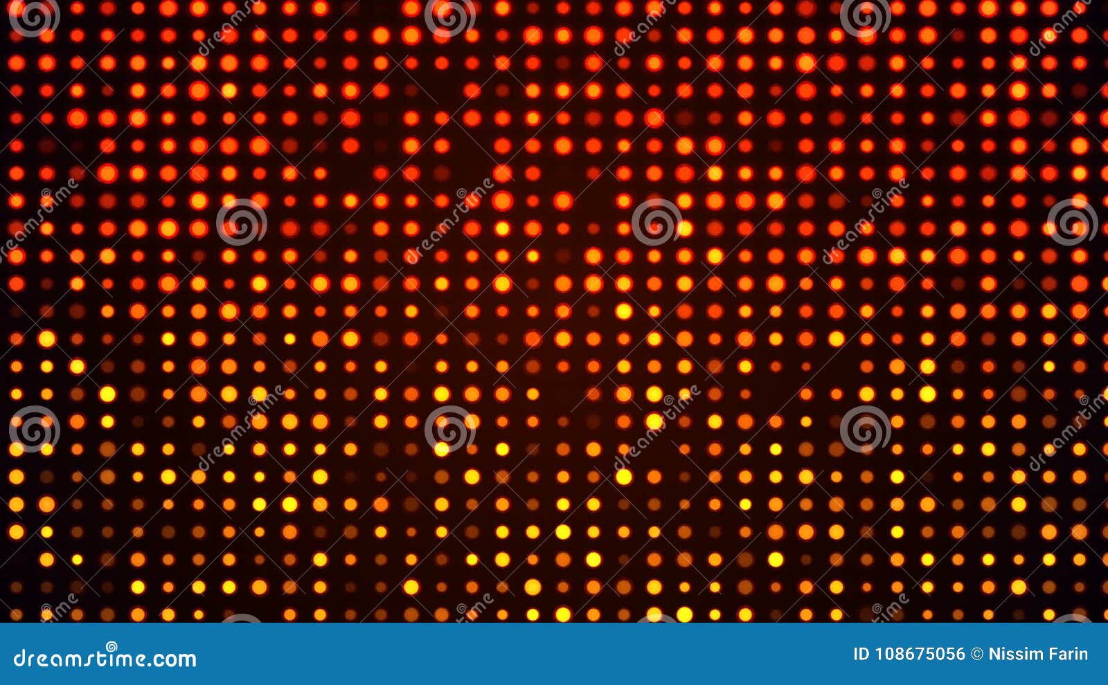 Blinking Red LED Screen Lights in Loop Stock Footage - Video of glow ...