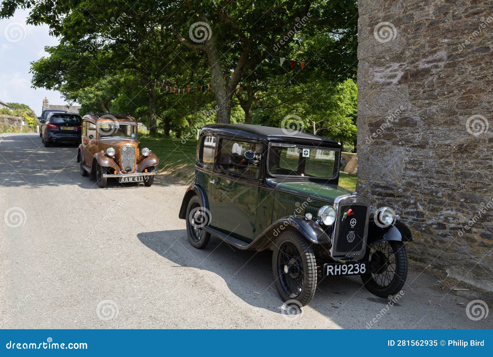 Austin Seven Parked in Blisland Cornwall on June 13, 2023 Editorial ...