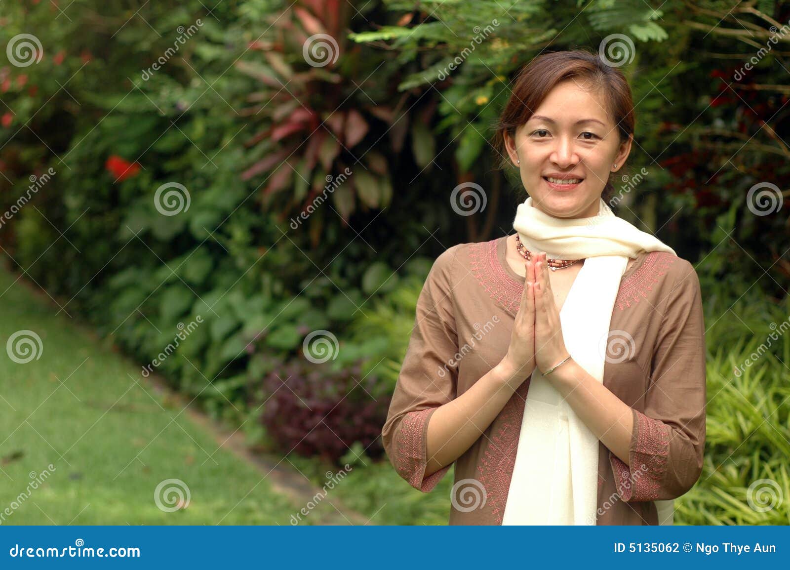 Blissful Krishna Devotee Picture. Image: 5135062