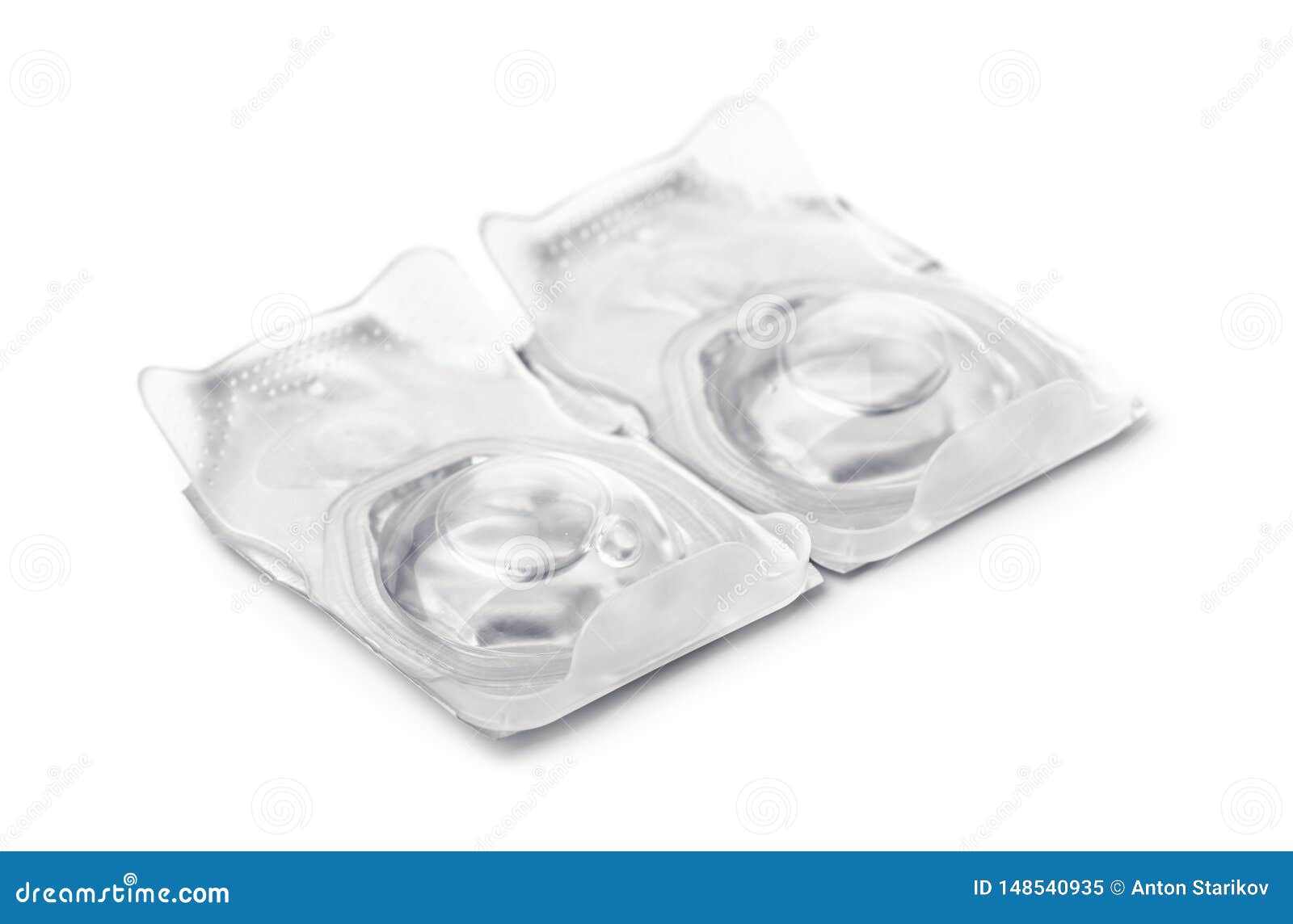 Blister Pack of Contact Lenses Stock Image - Image of contact ...