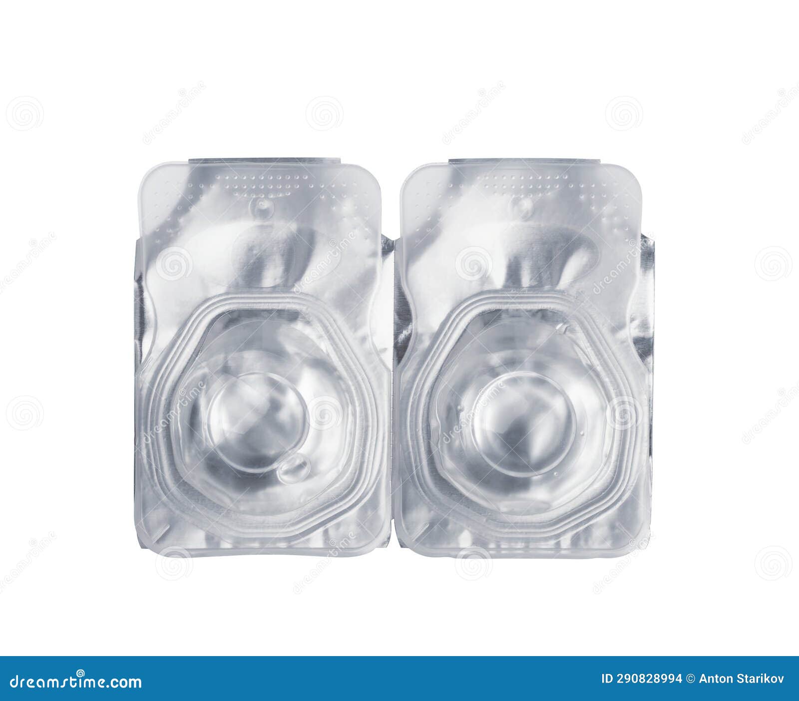Blister Pack of Contact Lenses Stock Photo - Image of solution, lens ...
