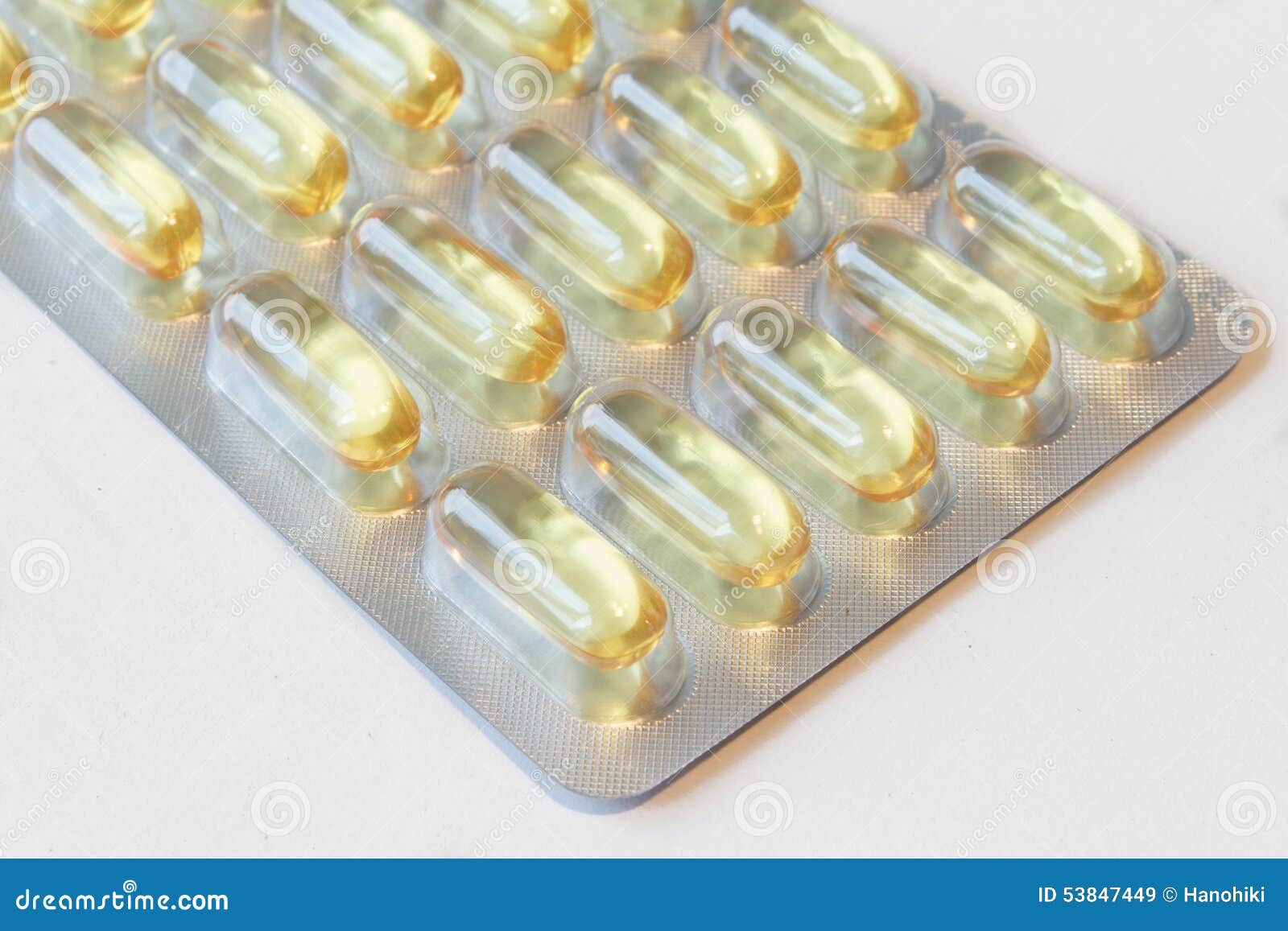 Blister Pack of Pills / Capsules - Medicine Stock Image - Image of ...