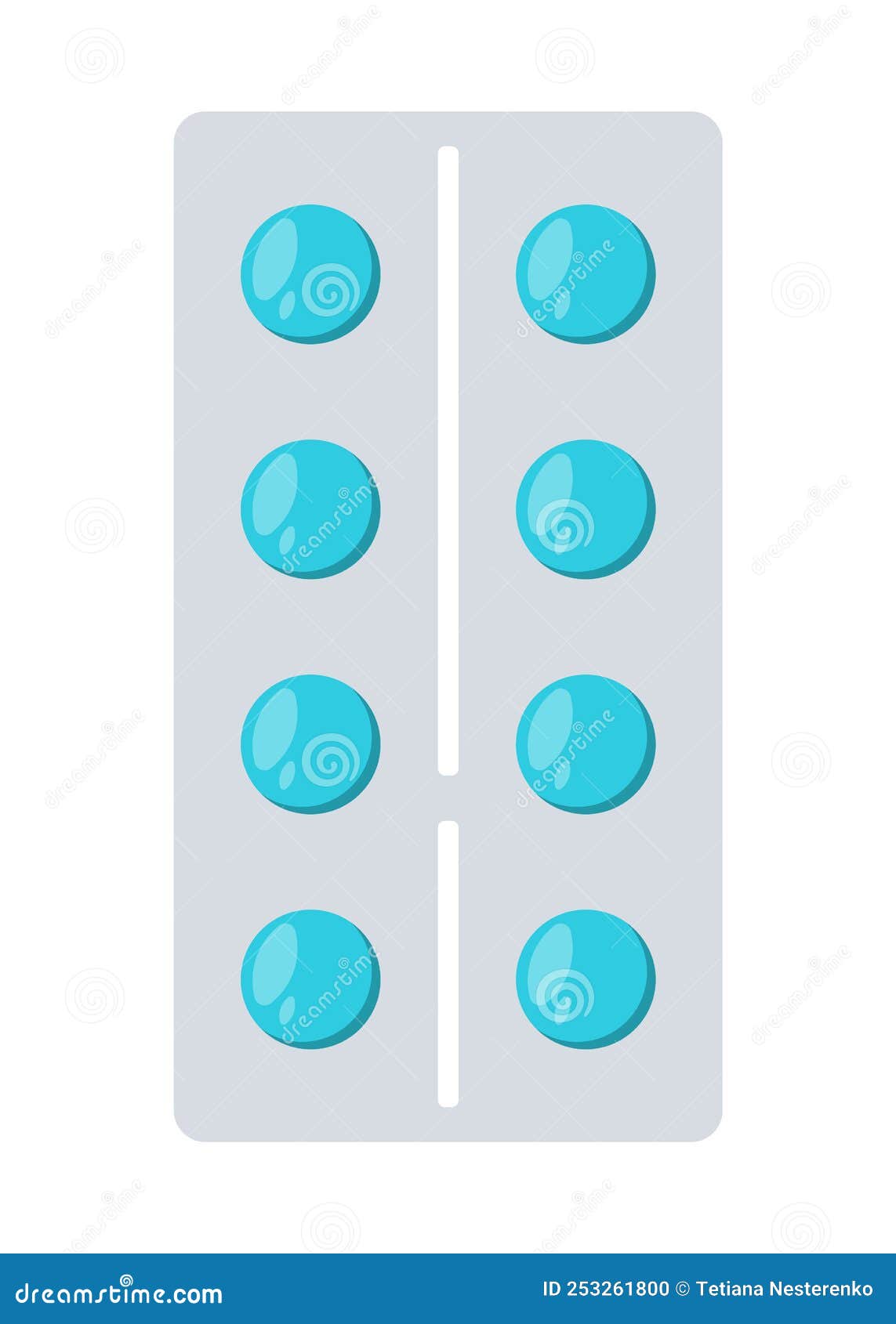 Blister Package Vector Design Element Stock Illustration - Illustration ...