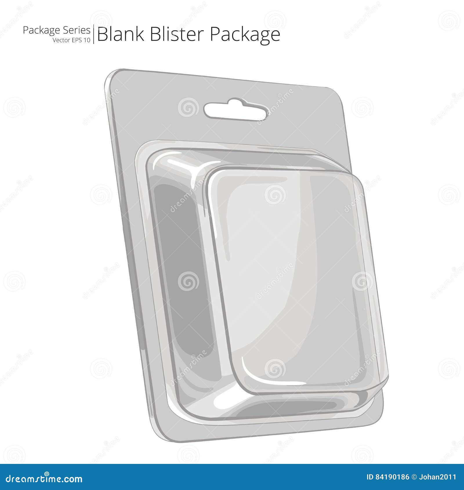 Blister Package. stock vector. Illustration of commercial - 84190186